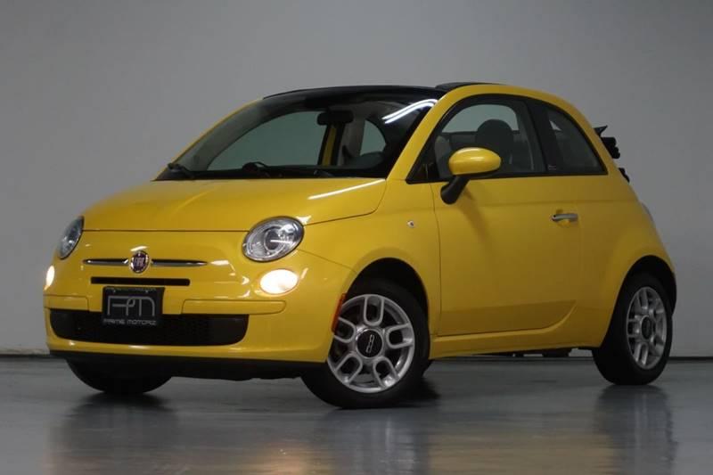 Used 2015 Yellow FIAT 500c Pop 2dr Convertible For Sale (Sold) | Prime ...