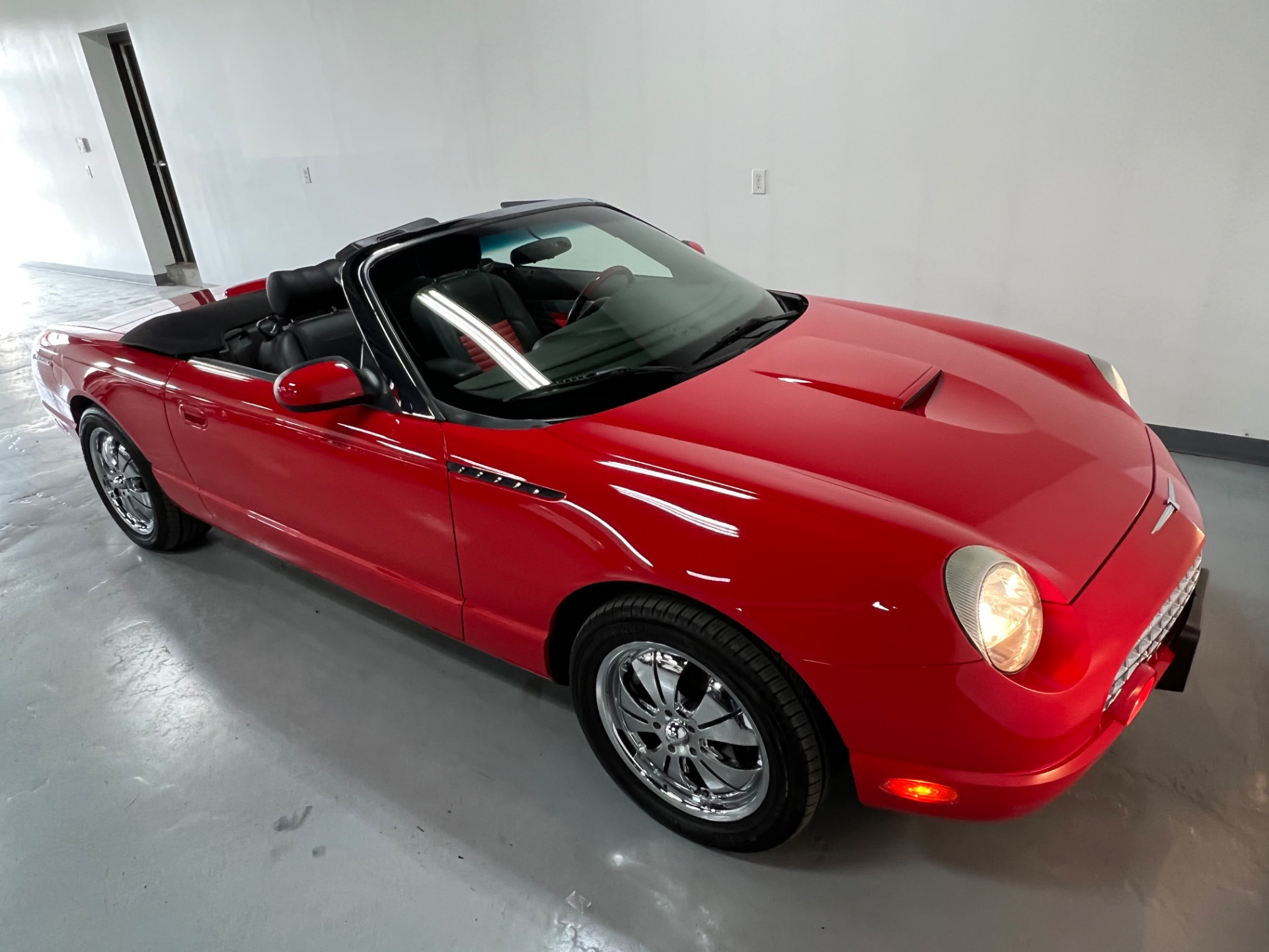 Used 2002 Torch Red Clearcoat Ford Thunderbird DELUXE 2DR CONVERTIBLE ...
