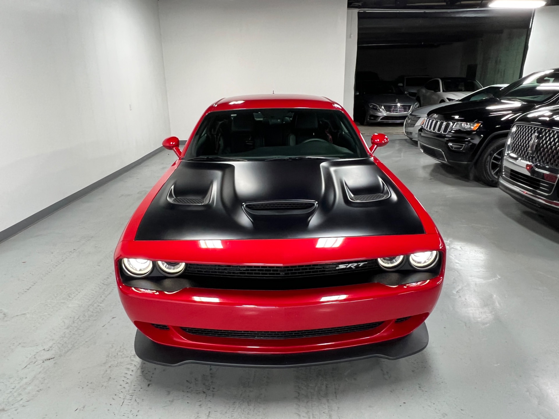 Used 2015 Redline Red Pearl Coat Dodge Challenger SRT HELLCAT 2DR COUPE ...