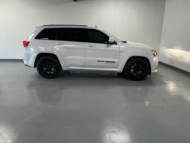 Used 2021 Bright White Clear Coat Jeep Grand Cherokee TRACKHAWK 4X4 AWD ...