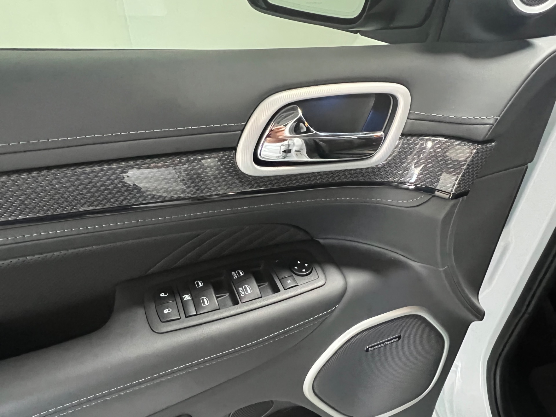 Used 2021 Bright White Clear Coat Jeep Grand Cherokee TRACKHAWK 4X4 AWD ...