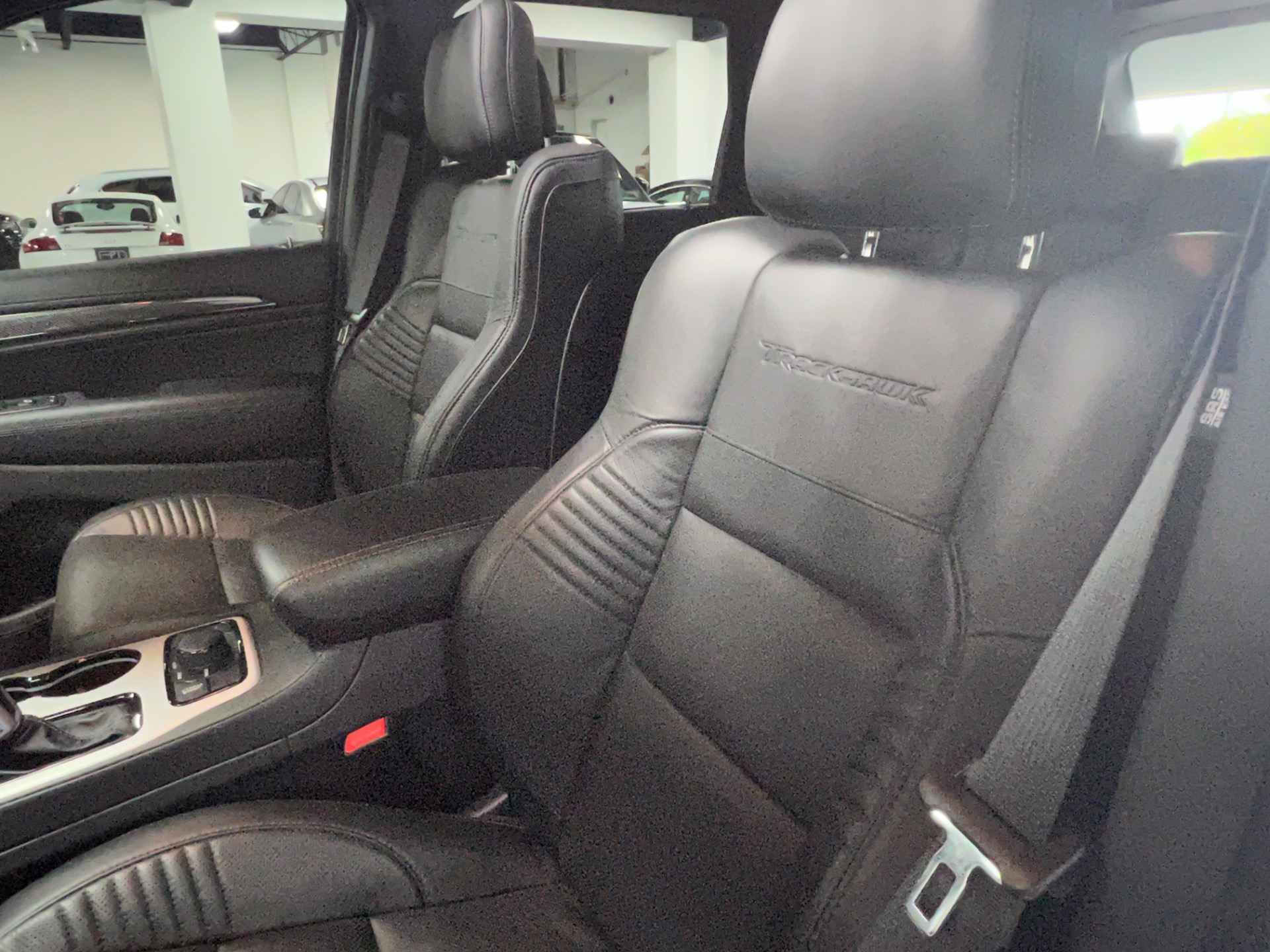 Used 2021 Bright White Clear Coat Jeep Grand Cherokee TRACKHAWK 4X4 AWD ...