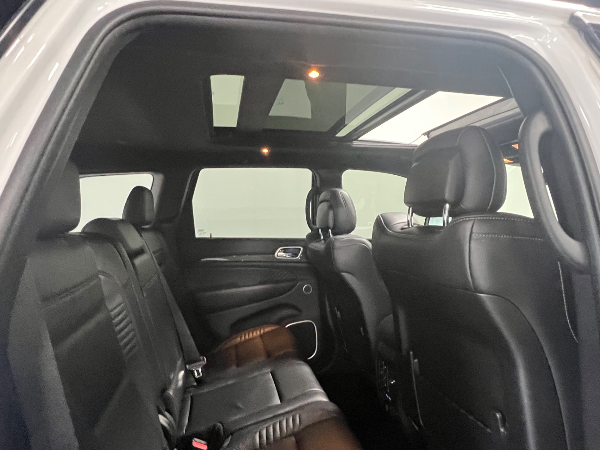 Used 2021 Bright White Clear Coat Jeep Grand Cherokee TRACKHAWK 4X4 AWD ...