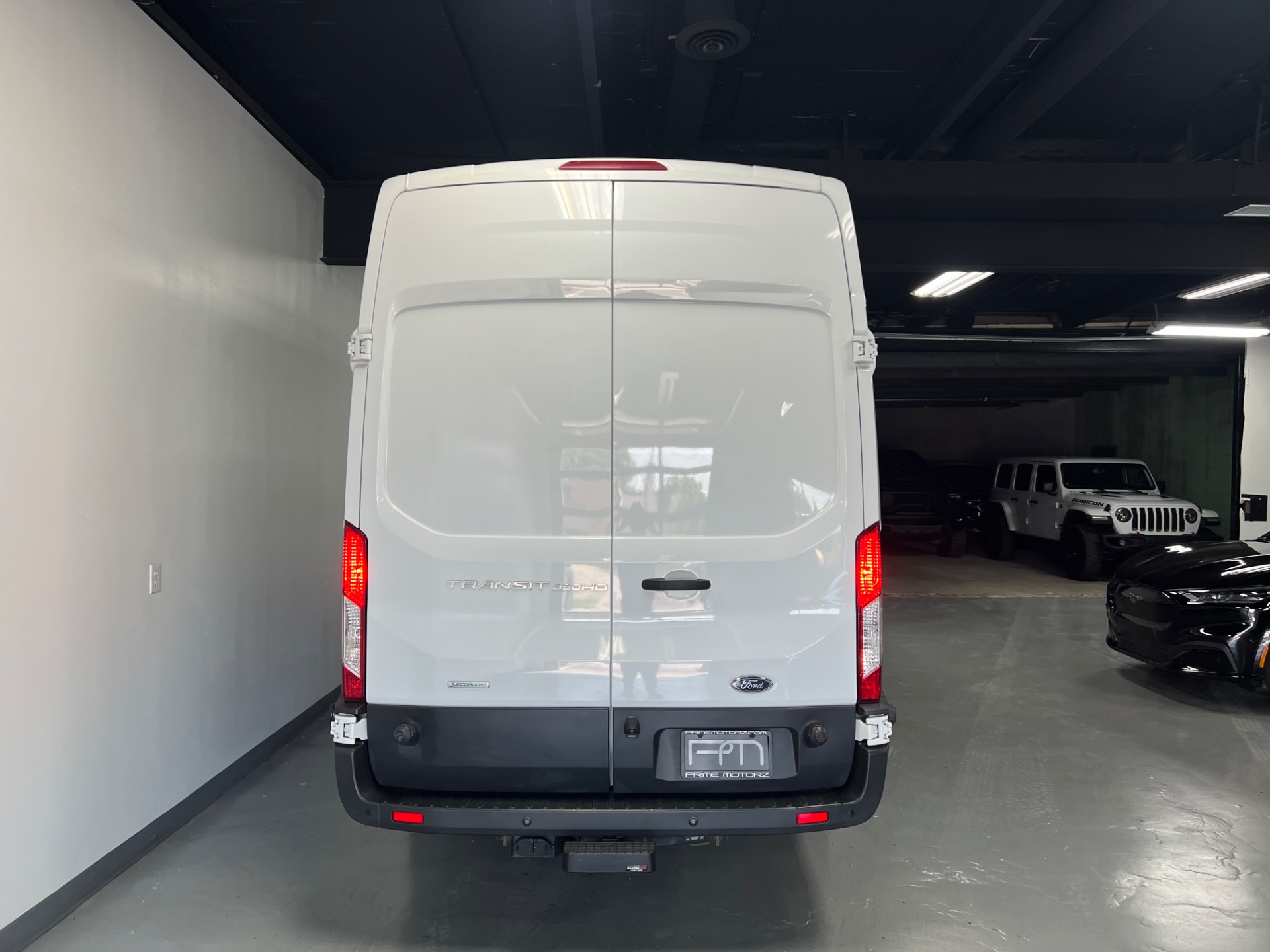 Used 2017 Oxford White Ford Transit Cargo T 350HD DUALLY extended high ...