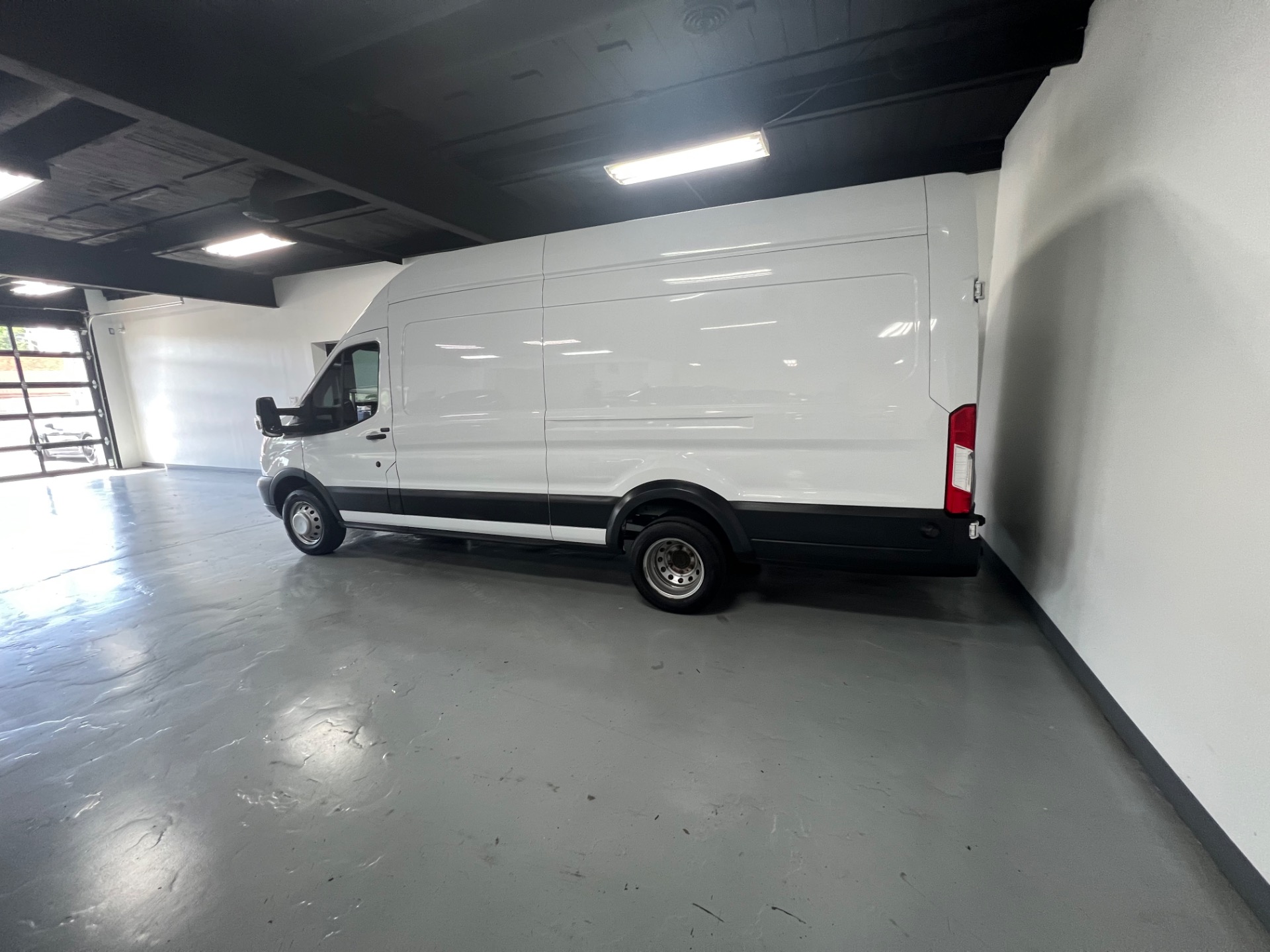 Used 2017 Oxford White Ford Transit Cargo T 350HD DUALLY extended high ...
