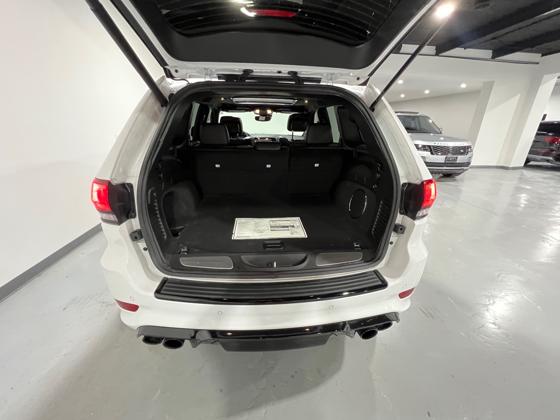Used 2021 Bright White Clear Coat Jeep Grand Cherokee trackhawk pano roof SRT V8 707hp 4wd ...