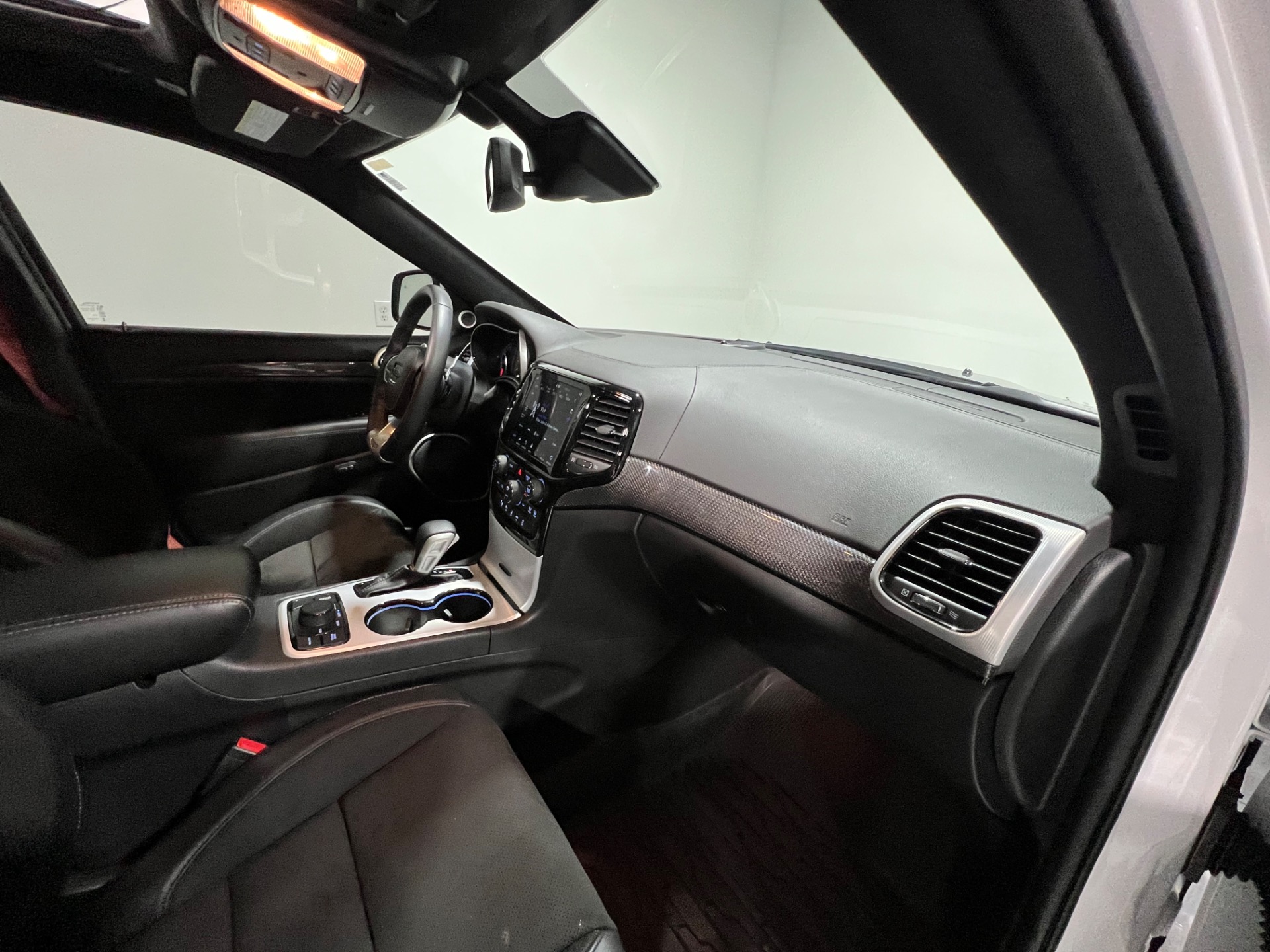 Used 2021 Bright White Clear Coat Jeep Grand Cherokee trackhawk pano roof SRT V8 707hp 4wd ...