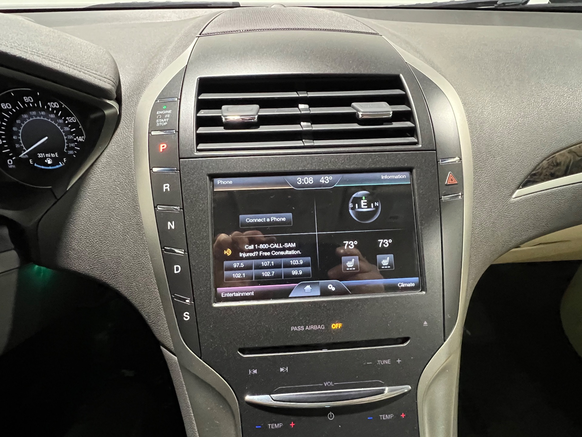 Used 2015 Bronze Fire Metallic Tinted Clearcoat Lincoln MKZ 4DR SEDAN ...