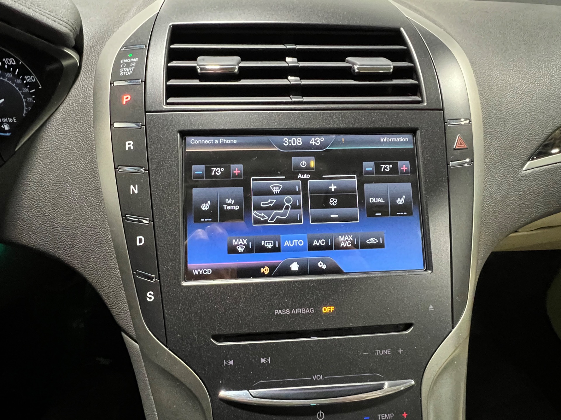Used 2015 Bronze Fire Metallic Tinted Clearcoat Lincoln MKZ 4DR SEDAN ...