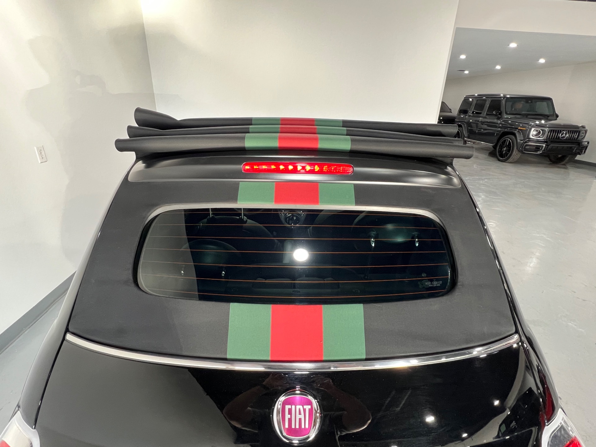 Used 2013 GUCCI Black FIAT 500c GUCCI CONVERTIBLE Gucci For Sale (Sold ...