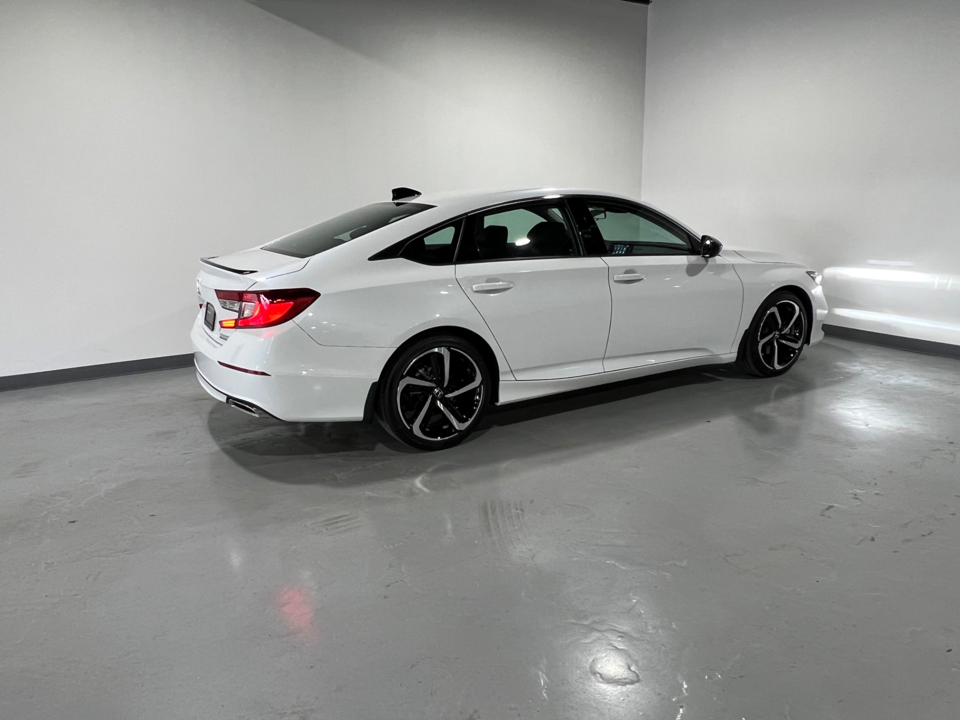 2022 Honda Accord Sport White Rear