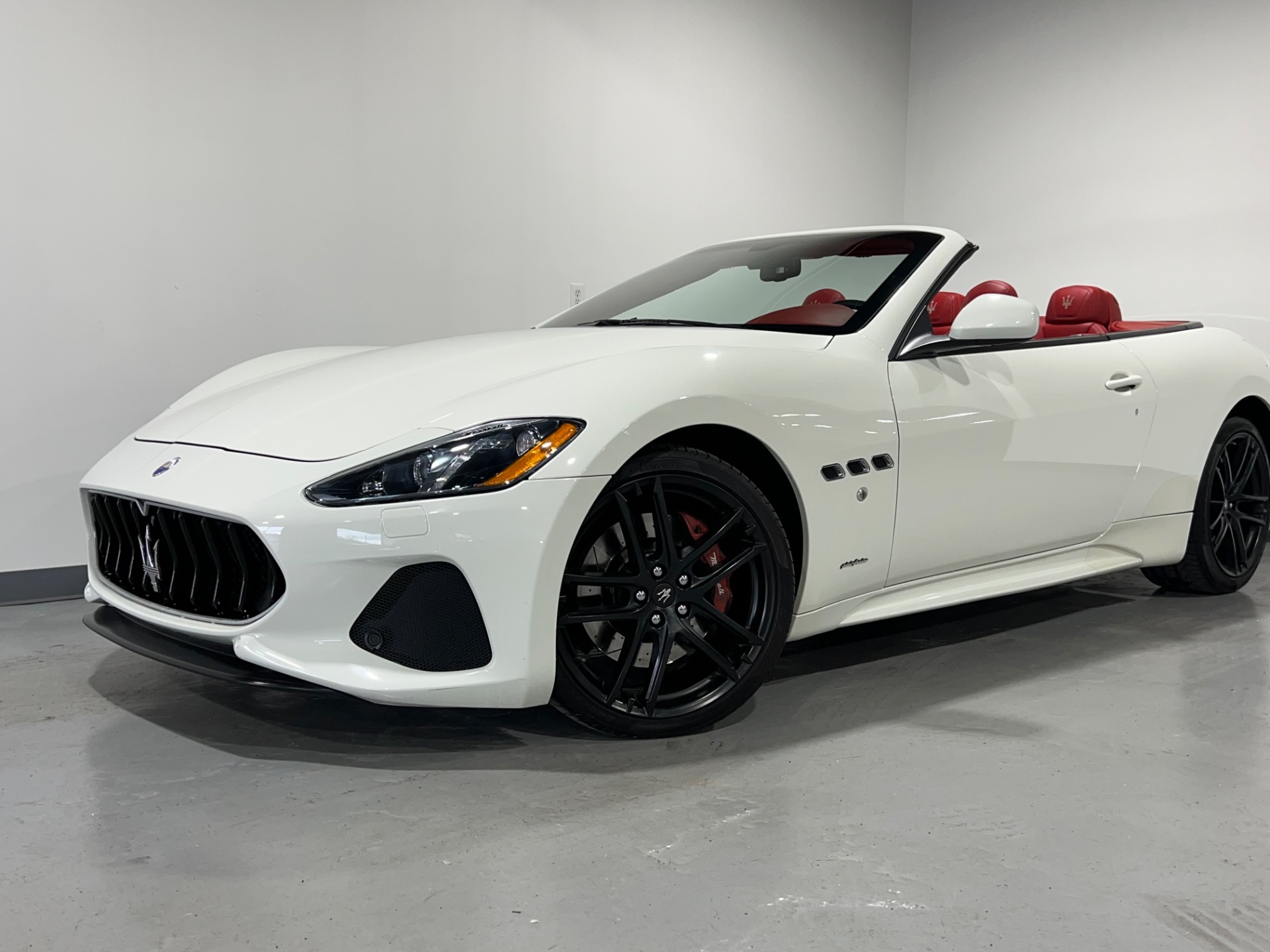 White Maserati Convertible