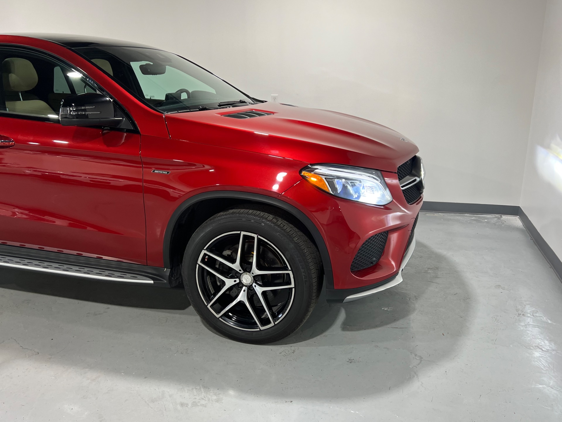 Used 2016 designo Cardinal Red Metallic Mercedes-Benz GLE 450 AMG ...