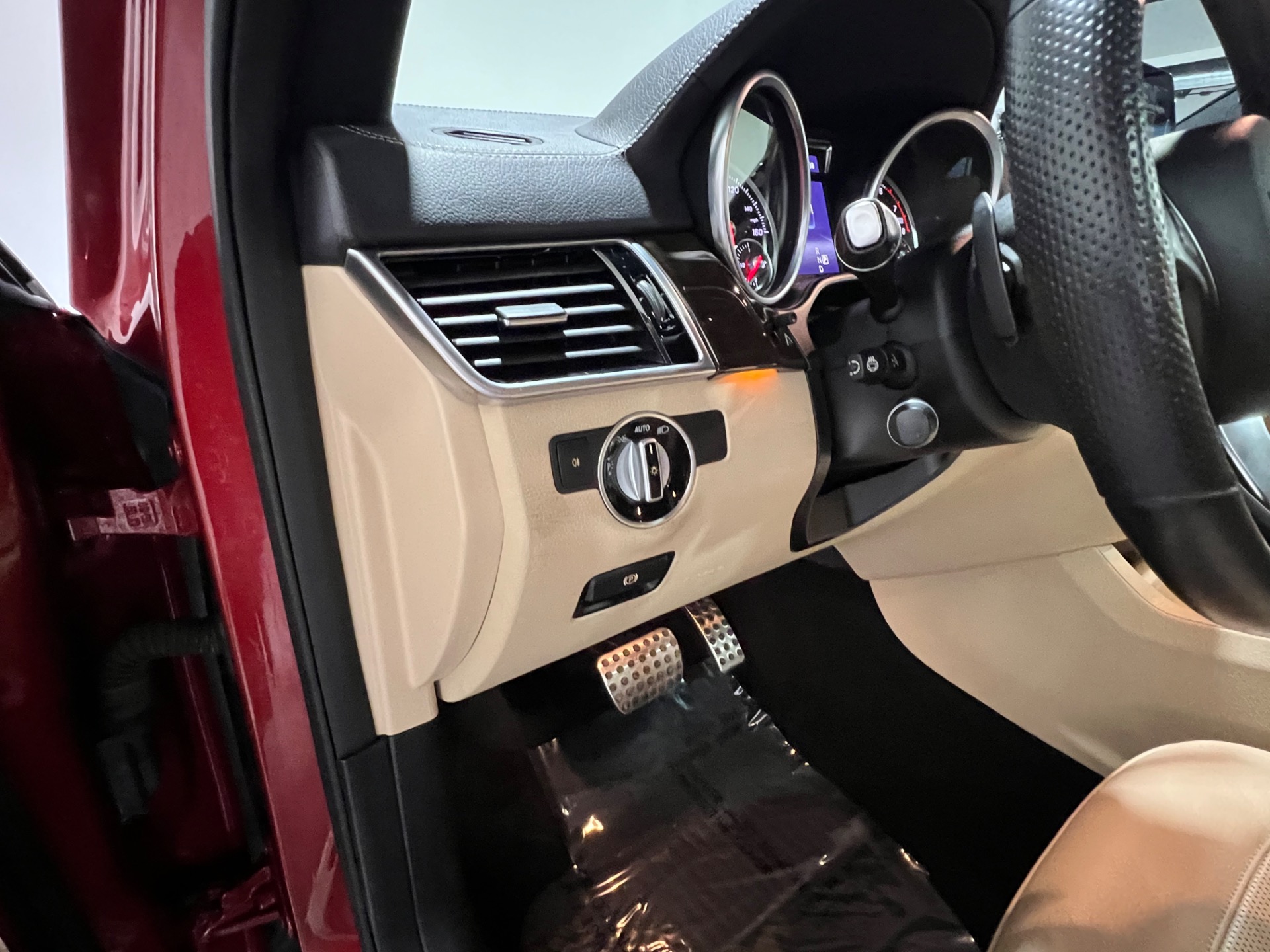 Used 2016 designo Cardinal Red Metallic Mercedes-Benz GLE 450 AMG ...