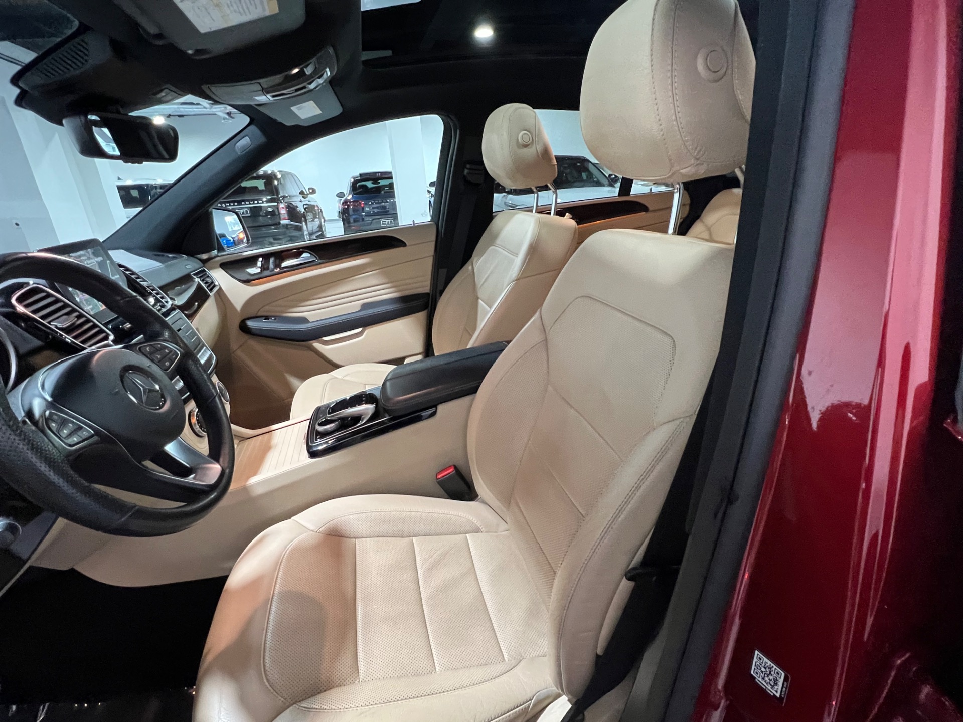 Used 2016 designo Cardinal Red Metallic Mercedes-Benz GLE 450 AMG ...