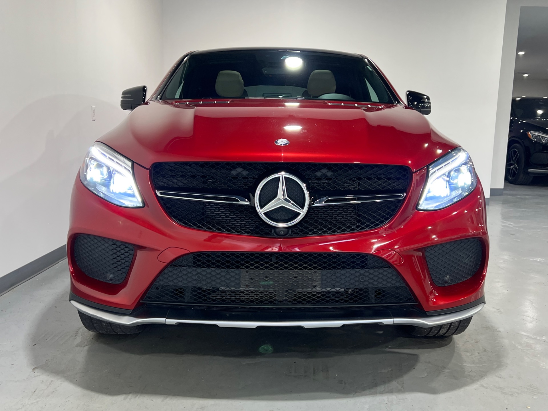Used 2016 designo Cardinal Red Metallic Mercedes-Benz GLE 450 AMG ...