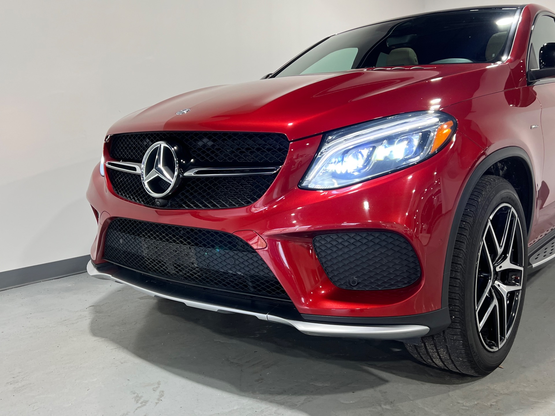 Used 2016 designo Cardinal Red Metallic Mercedes-Benz GLE 450 AMG ...