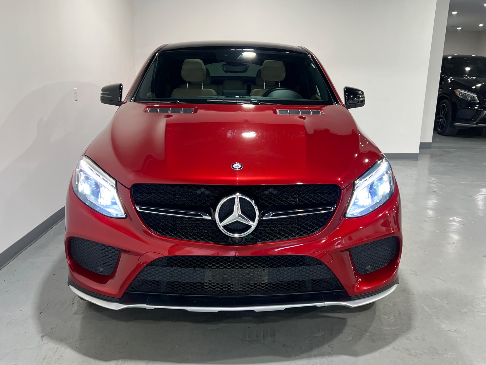 Used 2016 designo Cardinal Red Metallic Mercedes-Benz GLE 450 AMG ...