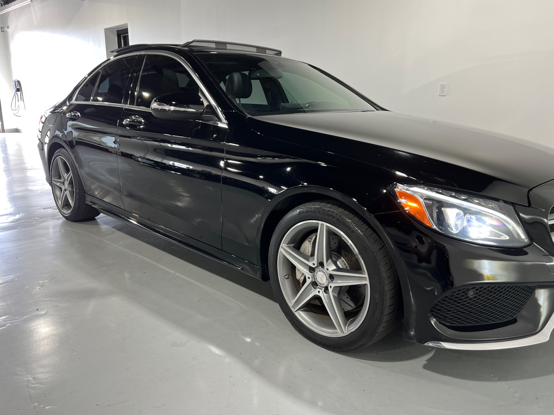 Used 2015 Black Mercedes-Benz C-Class C300 4MATIC 4DR AWD C 300 4MATIC ...
