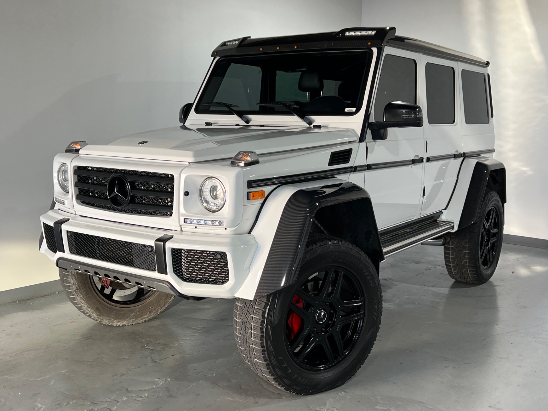 Used 2018 Polar White Mercedes-Benz G-Class G550 SQUARED 4X4 G 550 4x4 Squared For Sale (Sold ...