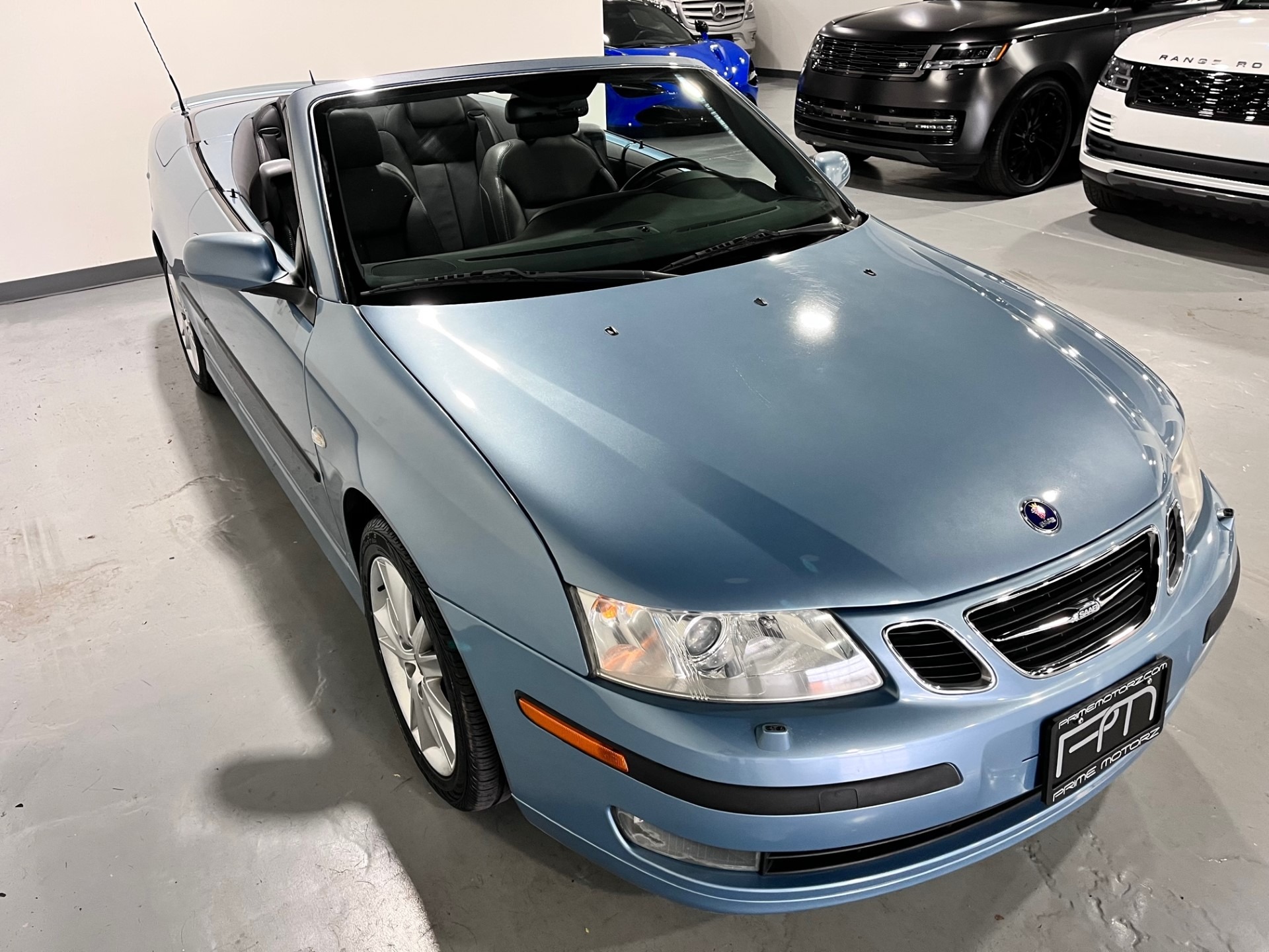 Used 2007 Ice Blue Metallic Saab 9-3 2.0T CONVERTIBLE Anniversary ...