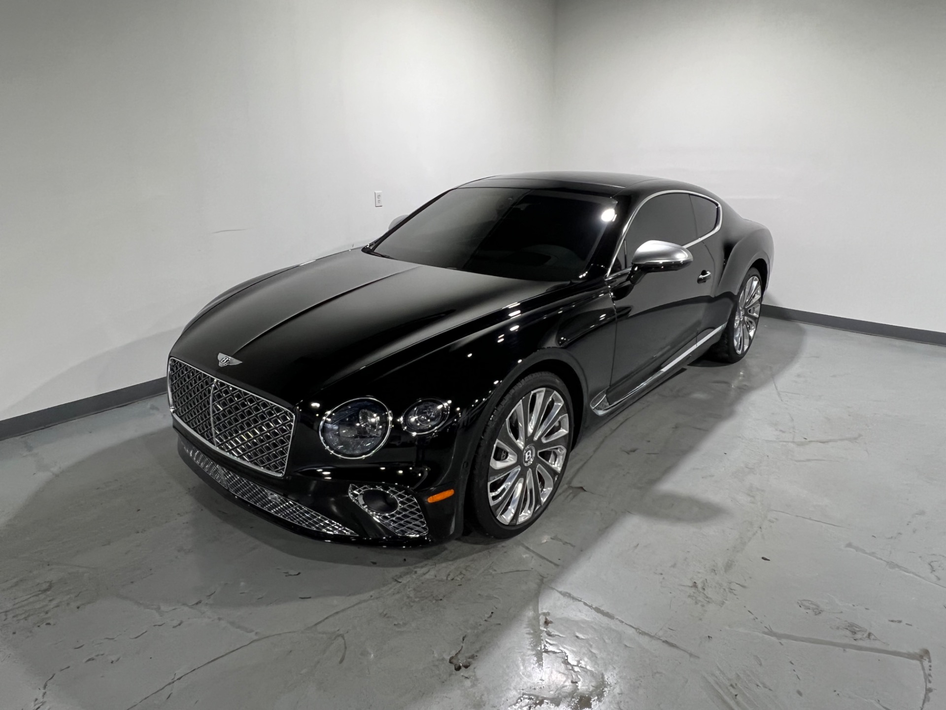 Used 2021 Black Crystal Metallic Bentley Continental GT V8 MULLINER PCK ...