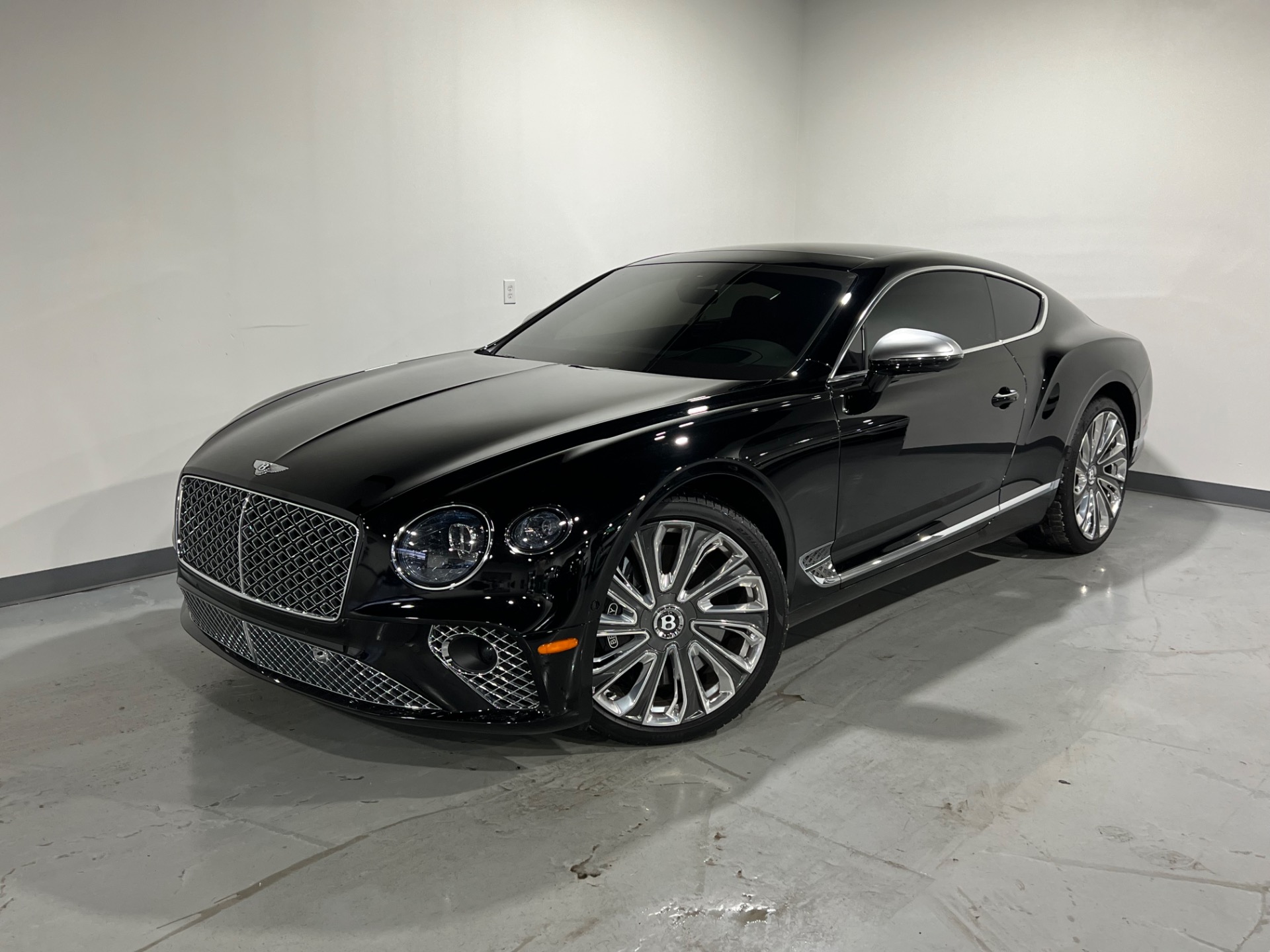Used 2021 Black Crystal Metallic Bentley Continental GT V8 MULLINER PCK ...