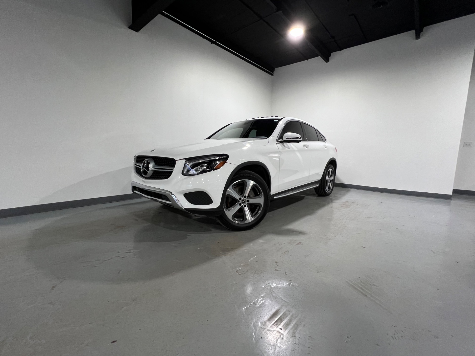 Used 2018 Polar White Mercedes-Benz GLC 300 COUPE 4MATIC AWD GLC 300 ...