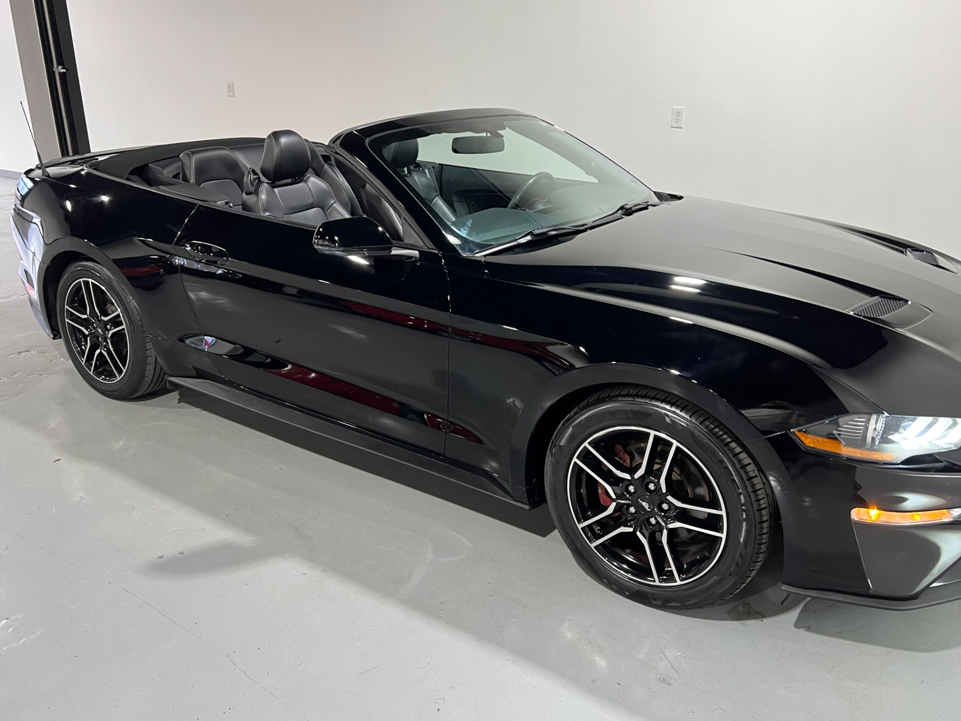 Used 2020 Shadow Black Ford Mustang Ecoboost Premium Convertible ...
