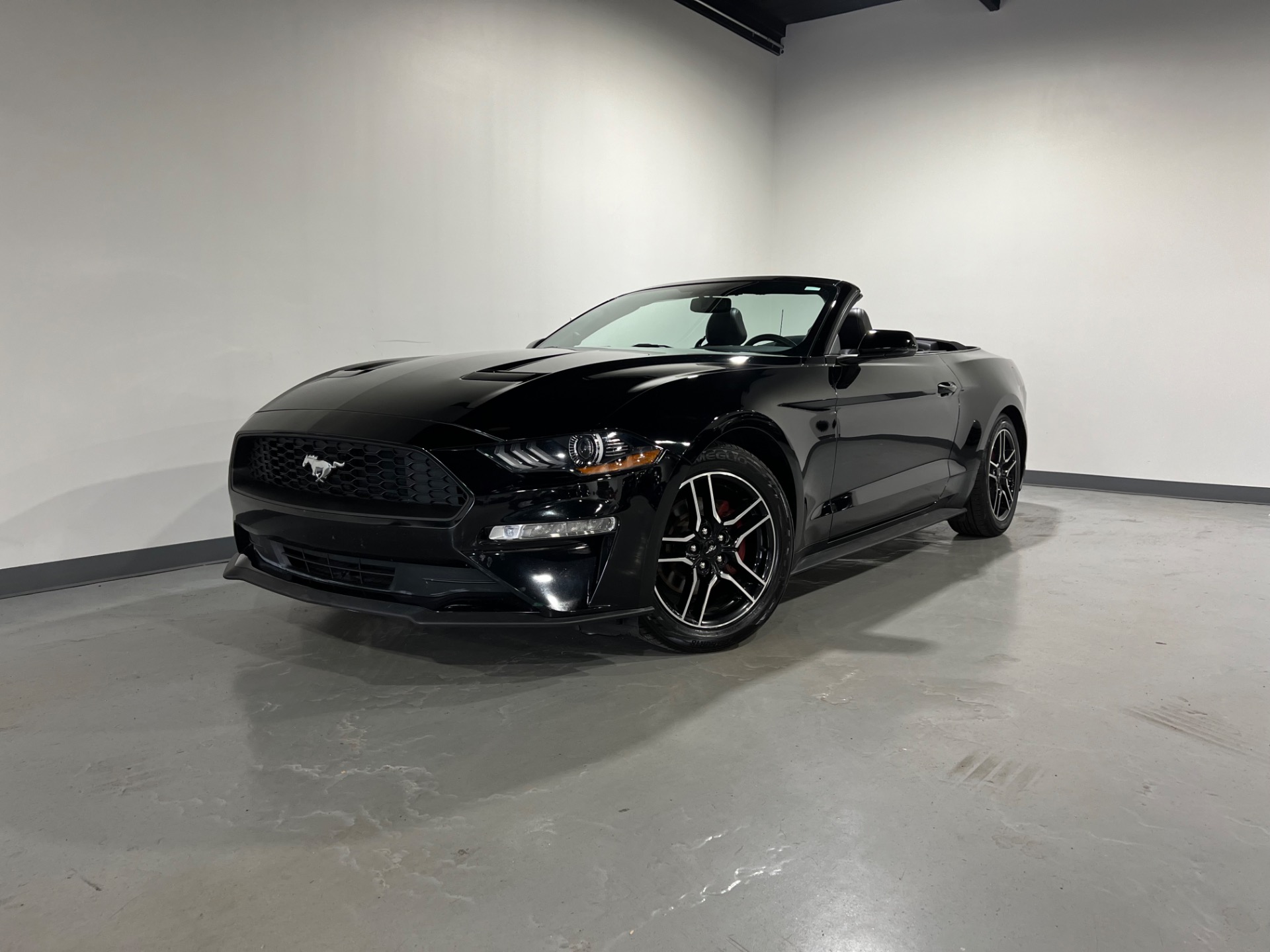 Used 2020 Shadow Black Ford Mustang Ecoboost Premium Convertible ...