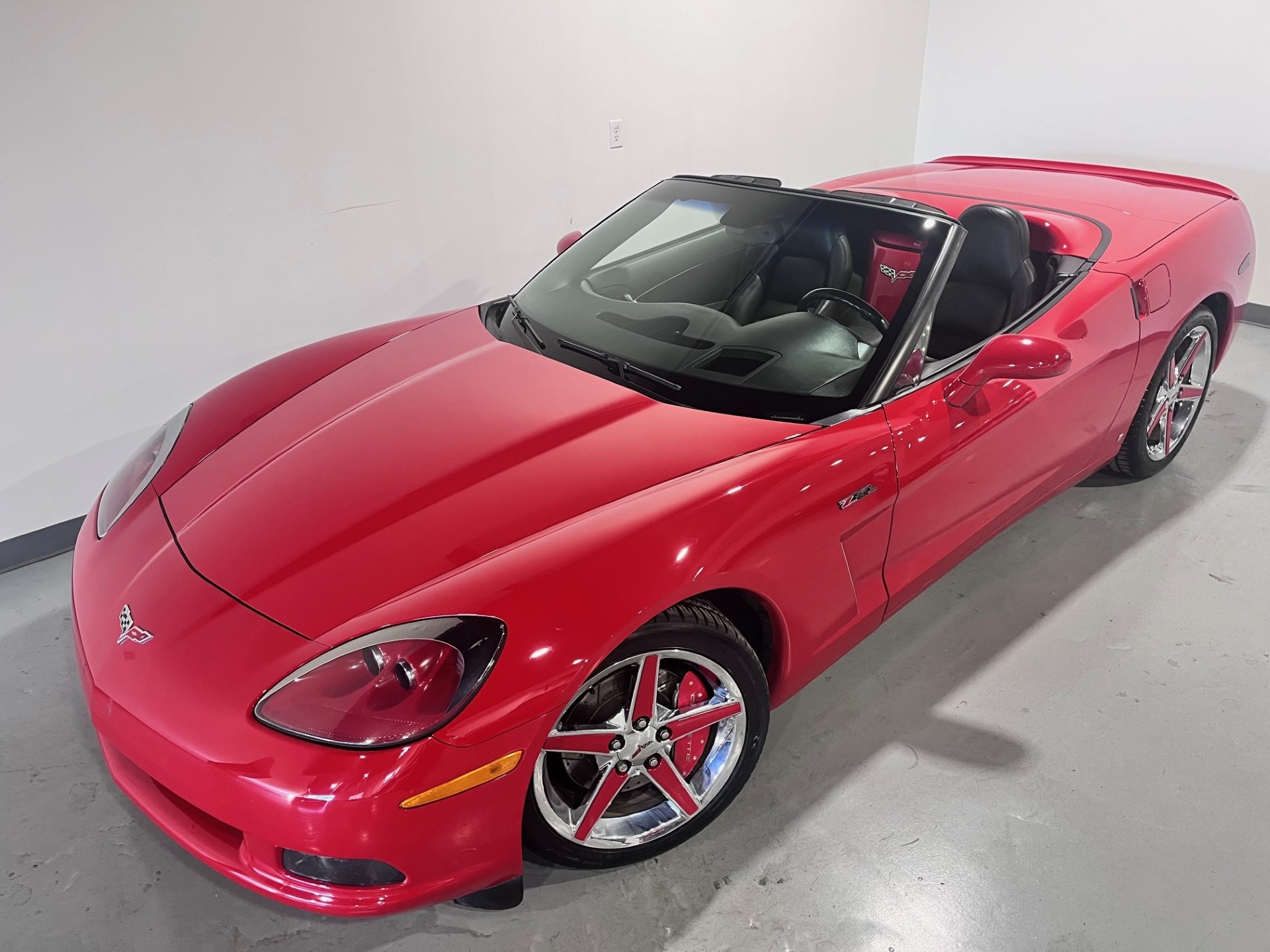 Used 2007 Victory Red Chevrolet Corvette Z51 3LT CONVERTIBLE Z51 For ...