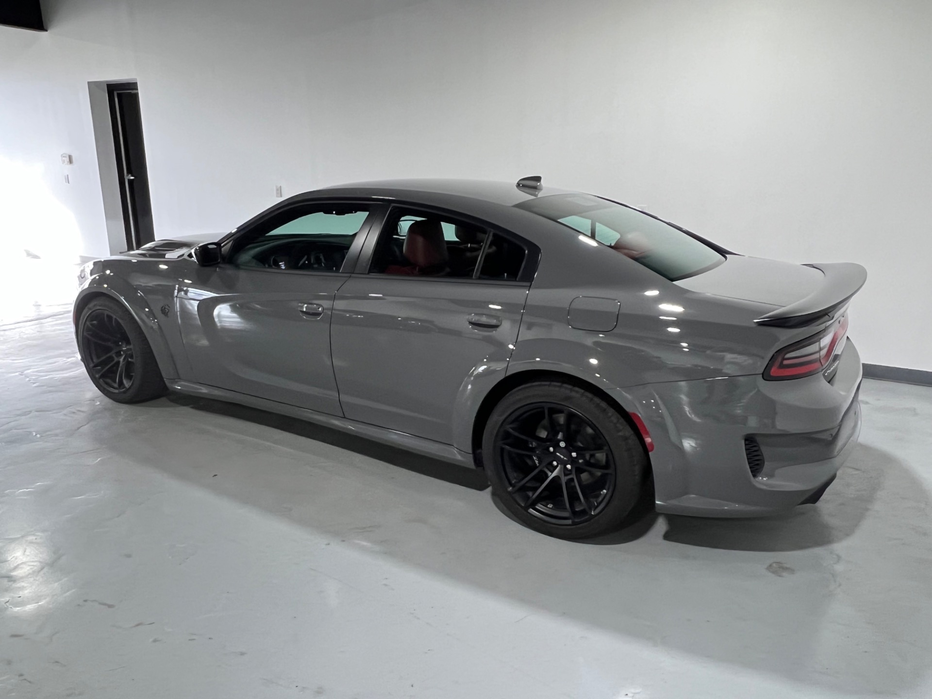 Used 2023 Destroyer Grey Clear Coat Dodge Charger SRT HELLCAT WIDEBODY ...