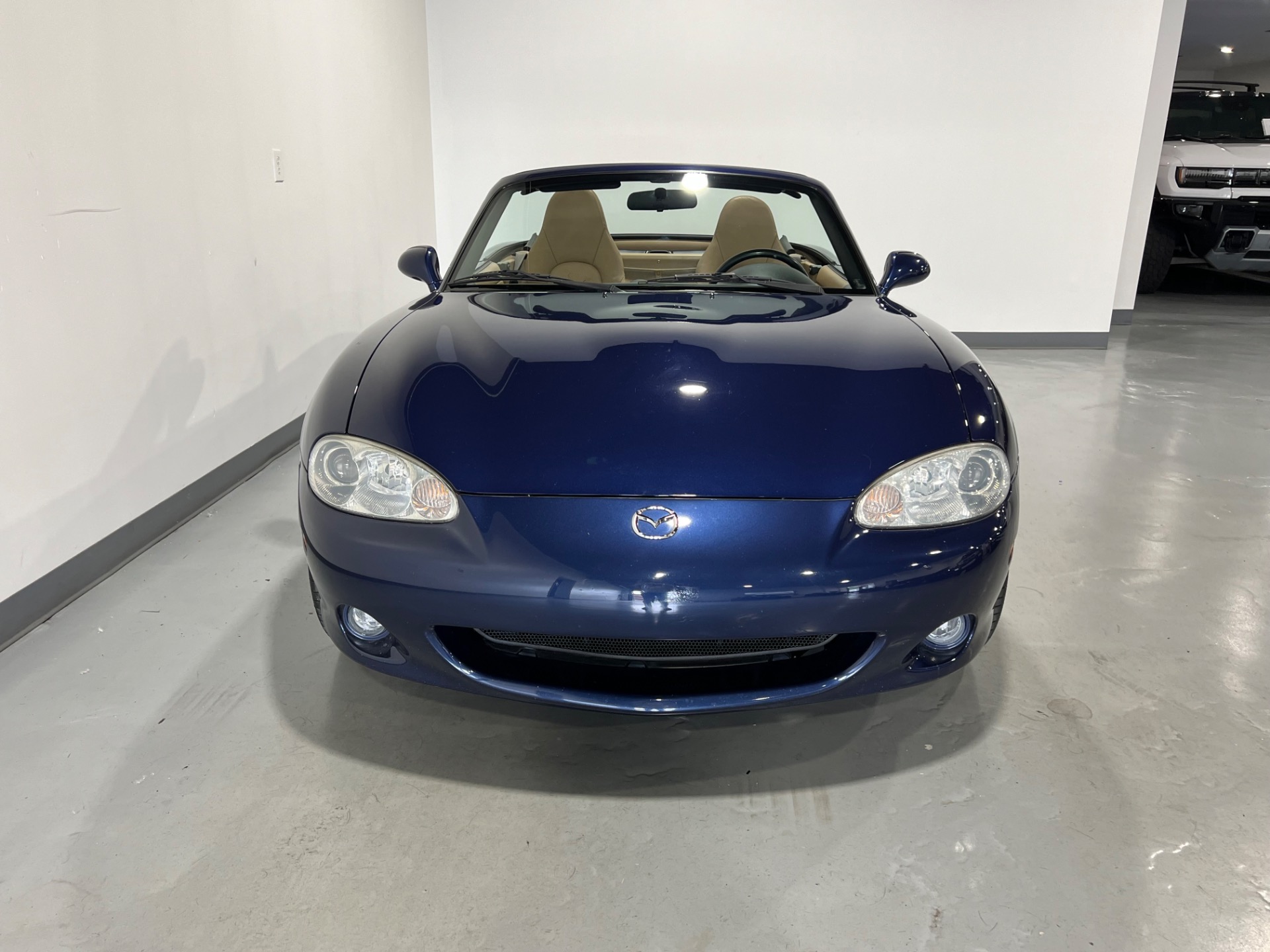 Used 2002 Blue-Metallic Mazda MX-5 Miata sport suspension pkg se ...