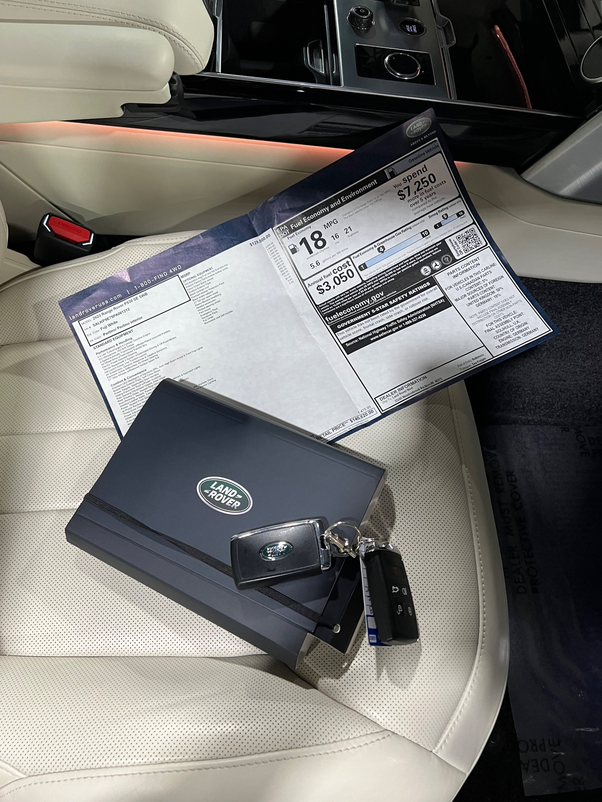 Used 2023 Fuji White Land Rover Range Rover P530 AWD P530 SE For Sale ...