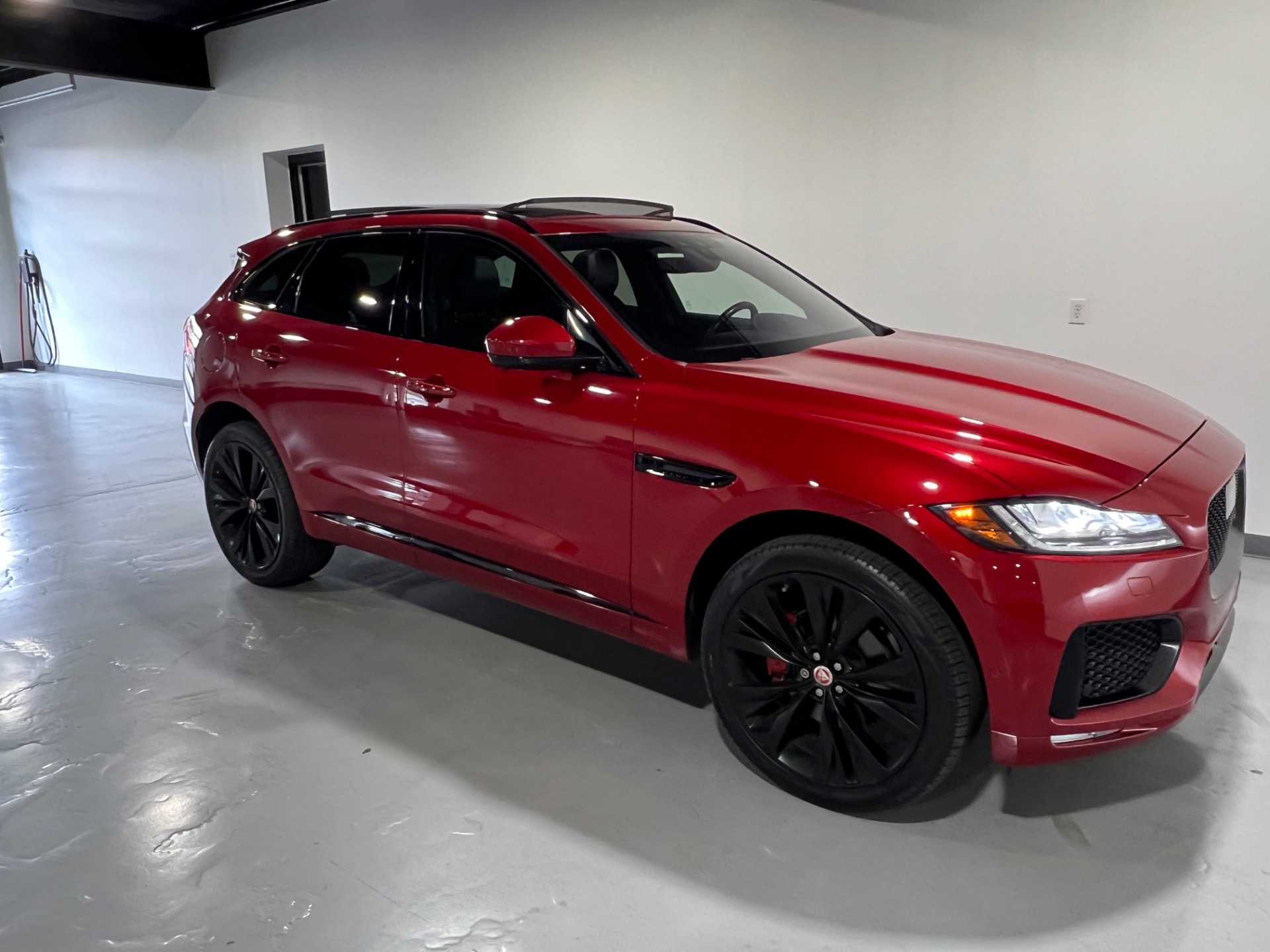 Used 2019 Firenze Red Metallic Jaguar F-PACE S AWD S For Sale (Sold ...