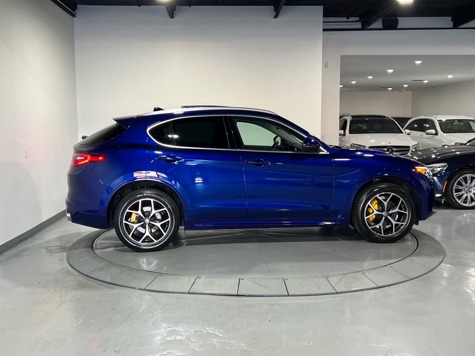 Used 2021 Anodized Blue Metallic Alfa Romeo Stelvio TI 4DR CROSSOVER ...