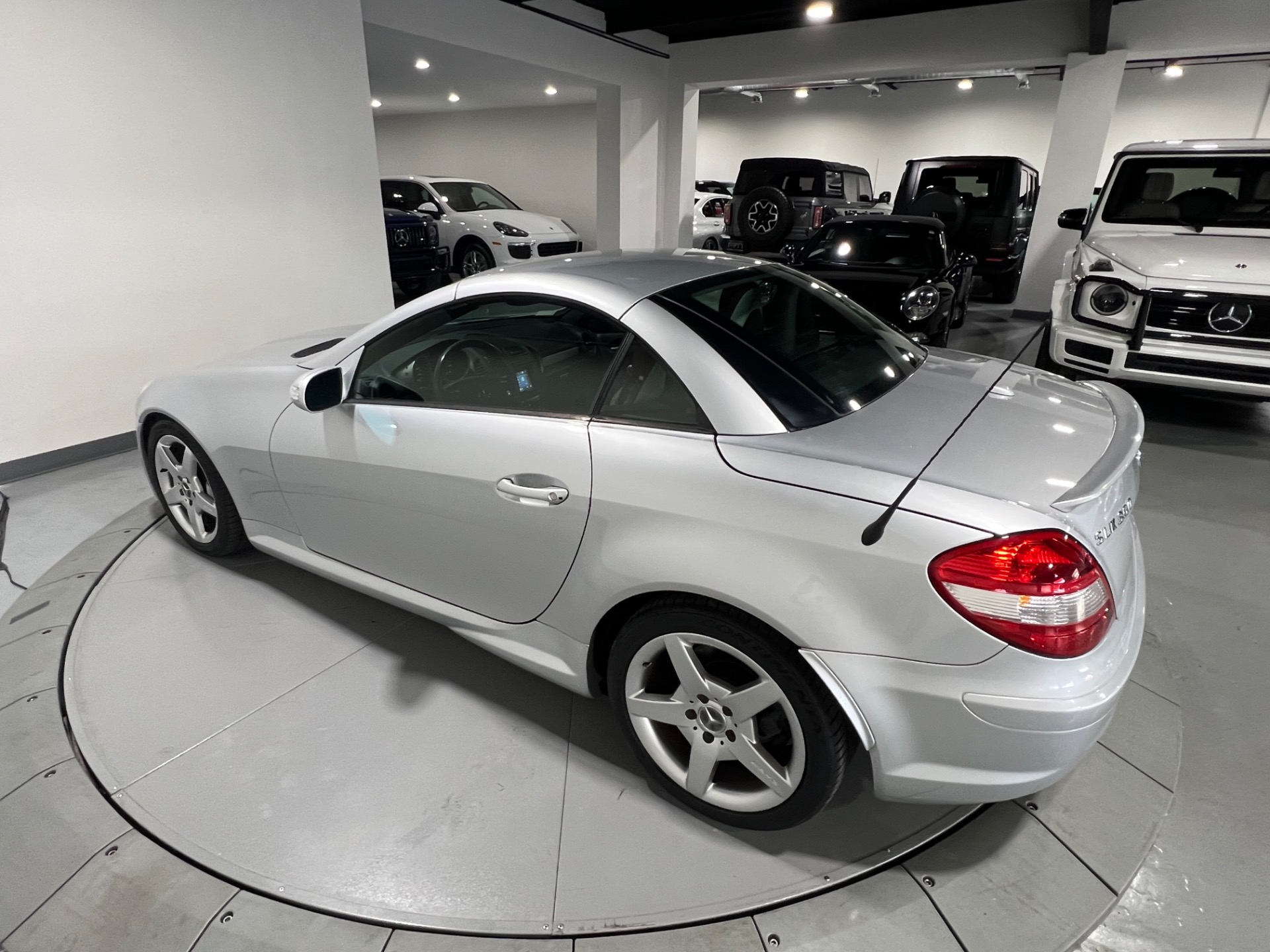 Used 2007 Diamond Silver Metallic Mercedes-Benz SLK350 Convertible Prestine Condition SLK 350 ...