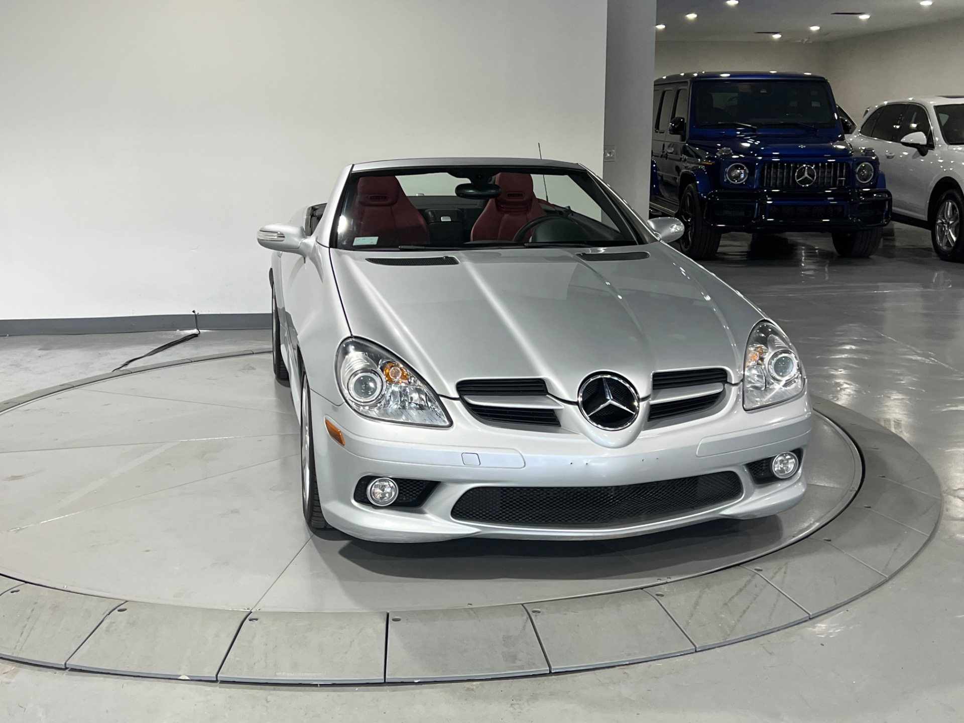 Used 2007 Diamond Silver Metallic Mercedes-Benz SLK350 Convertible ...