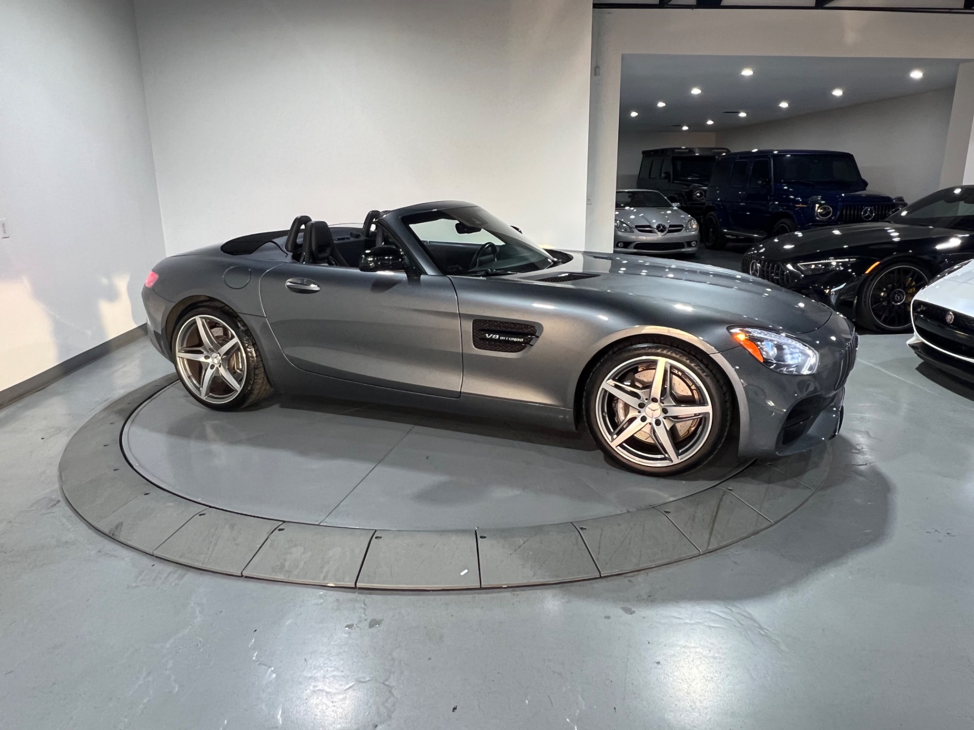 Used 2018 Selenite Grey Metallic Mercedes-Benz AMG GT ROADSTER For Sale ...