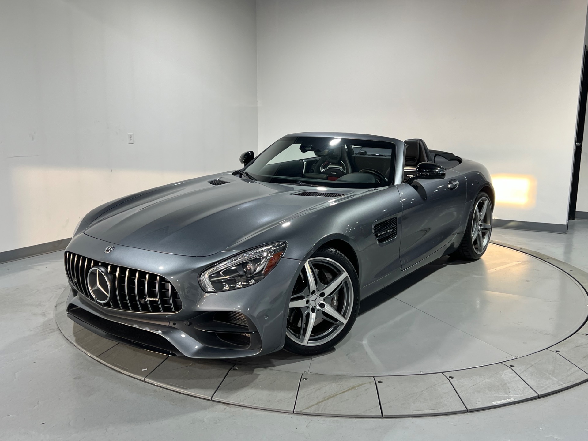 Used 2018 Selenite Grey Metallic Mercedes-Benz AMG GT ROADSTER For Sale ...