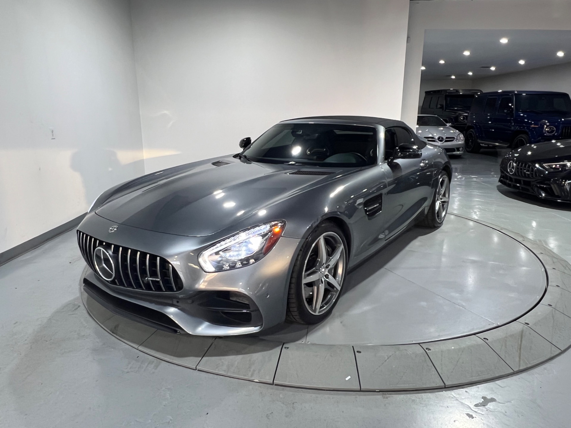 Used 2018 Selenite Grey Metallic Mercedes-Benz AMG GT ROADSTER For Sale ...