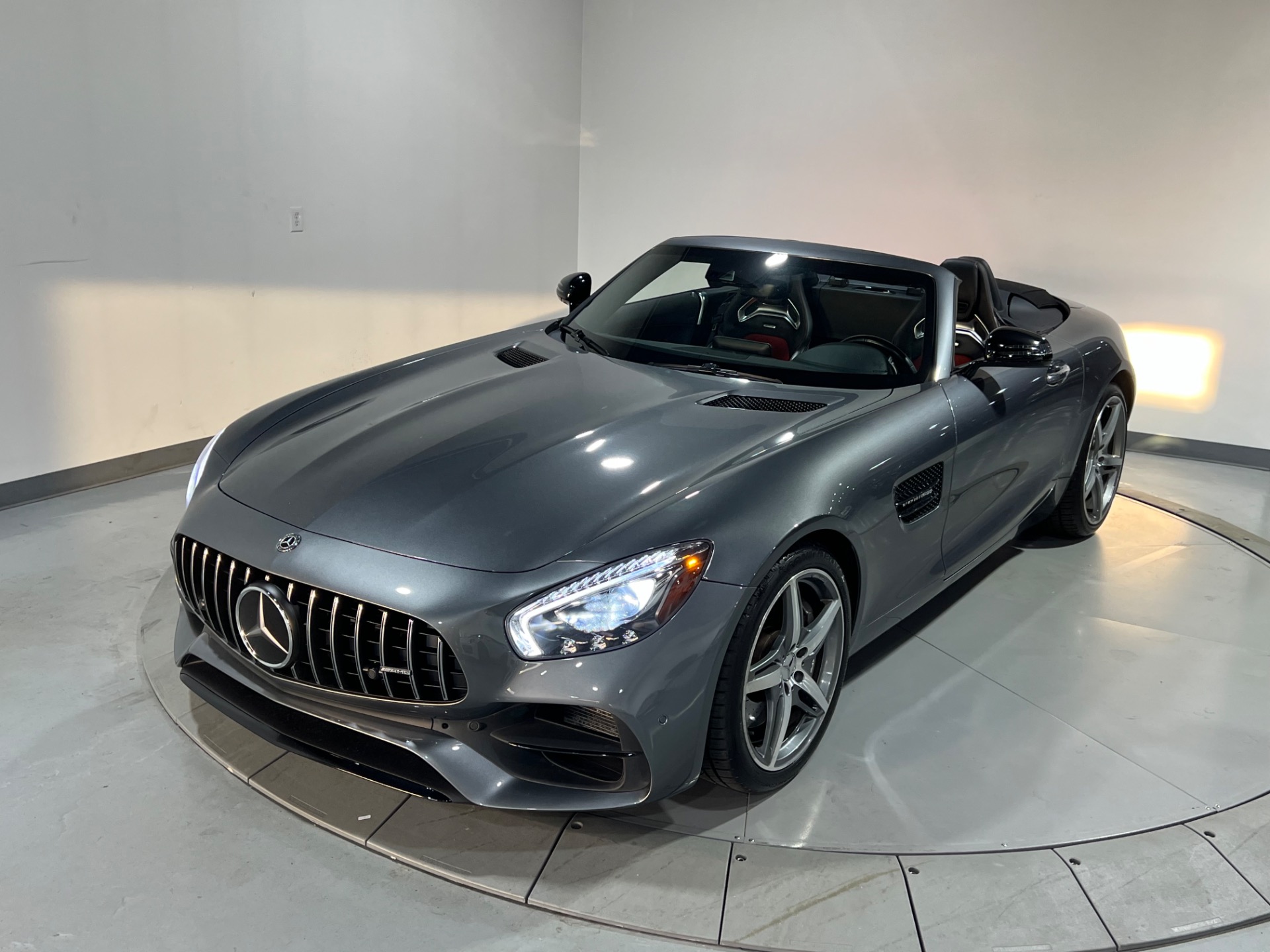Used 2018 Selenite Grey Metallic Mercedes-Benz AMG GT ROADSTER For Sale ...
