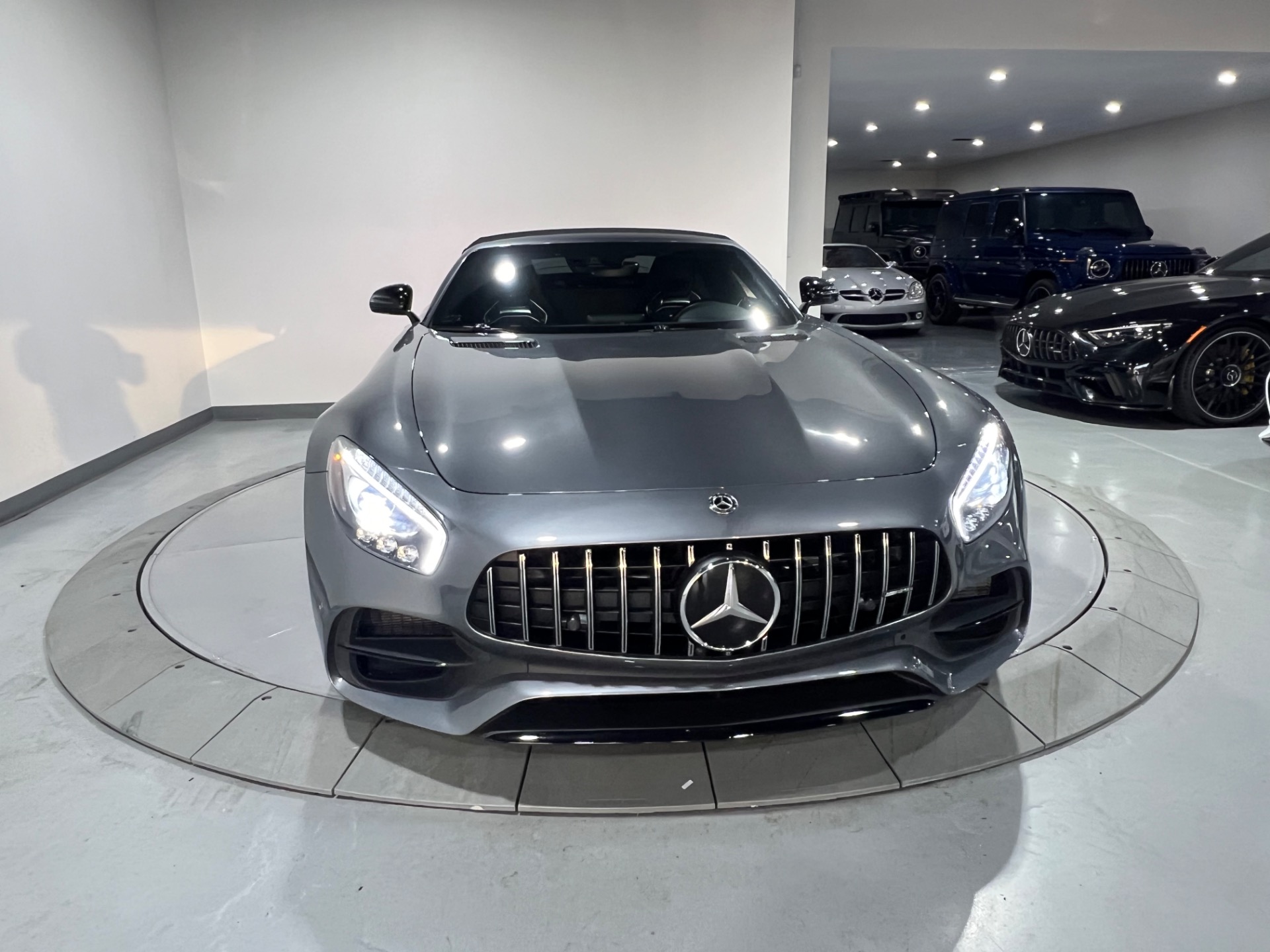 Used 2018 Selenite Grey Metallic Mercedes-Benz AMG GT ROADSTER For Sale ...