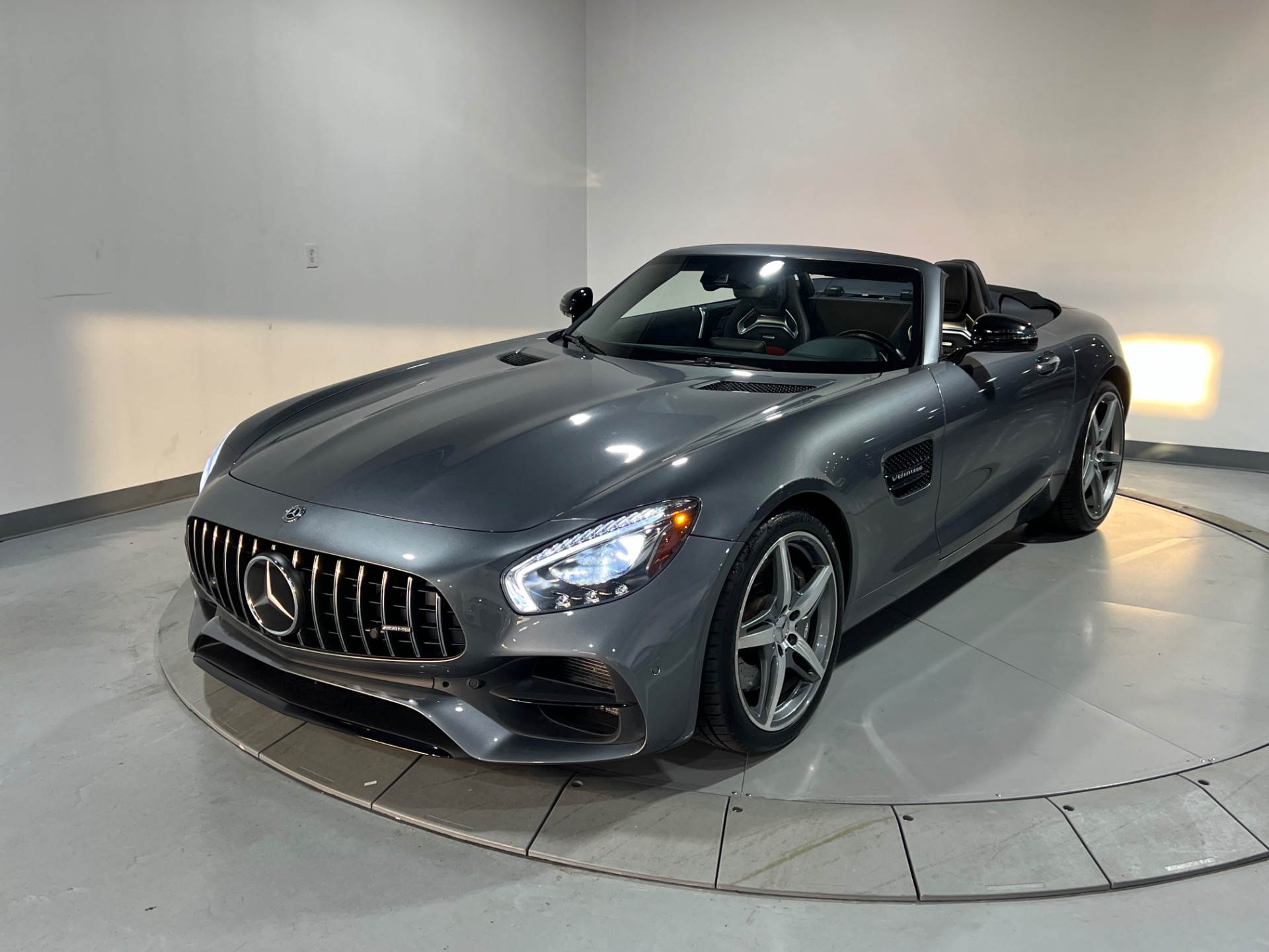 Used 2018 Selenite Grey Metallic Mercedes-Benz AMG GT ROADSTER For Sale ...