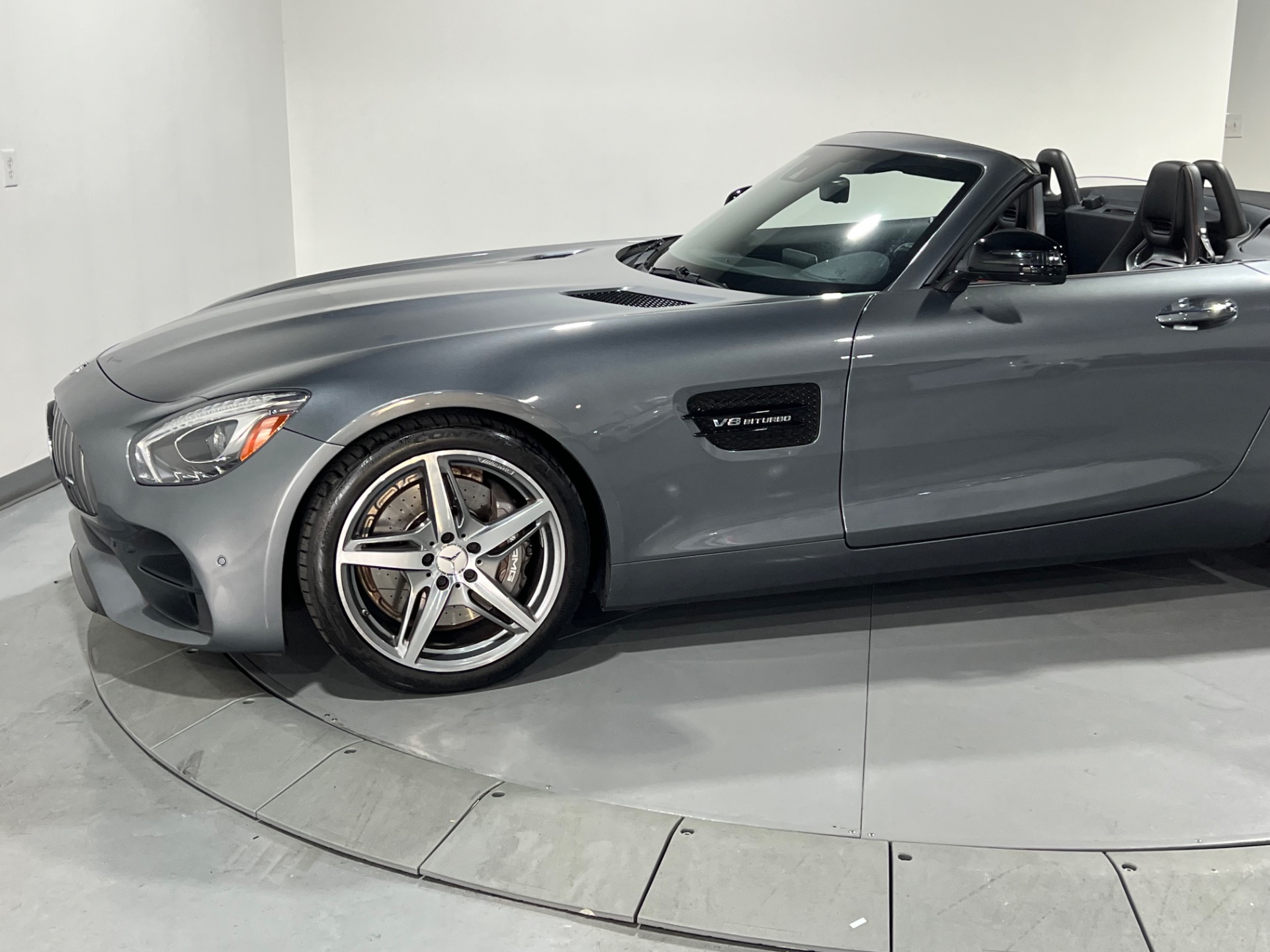 Used 2018 Selenite Grey Metallic Mercedes-Benz AMG GT ROADSTER For Sale ...