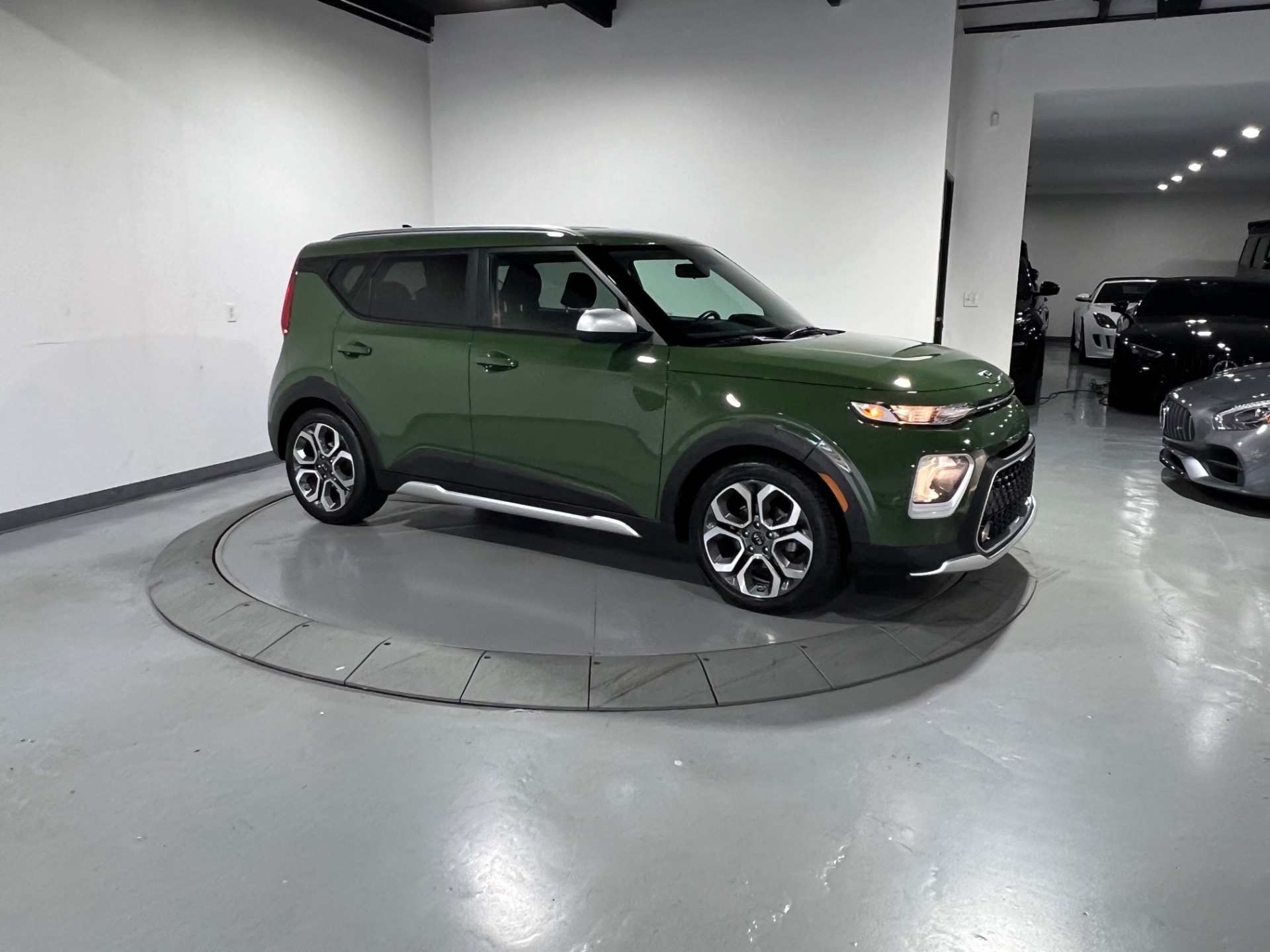 Dark Green Kia Soul