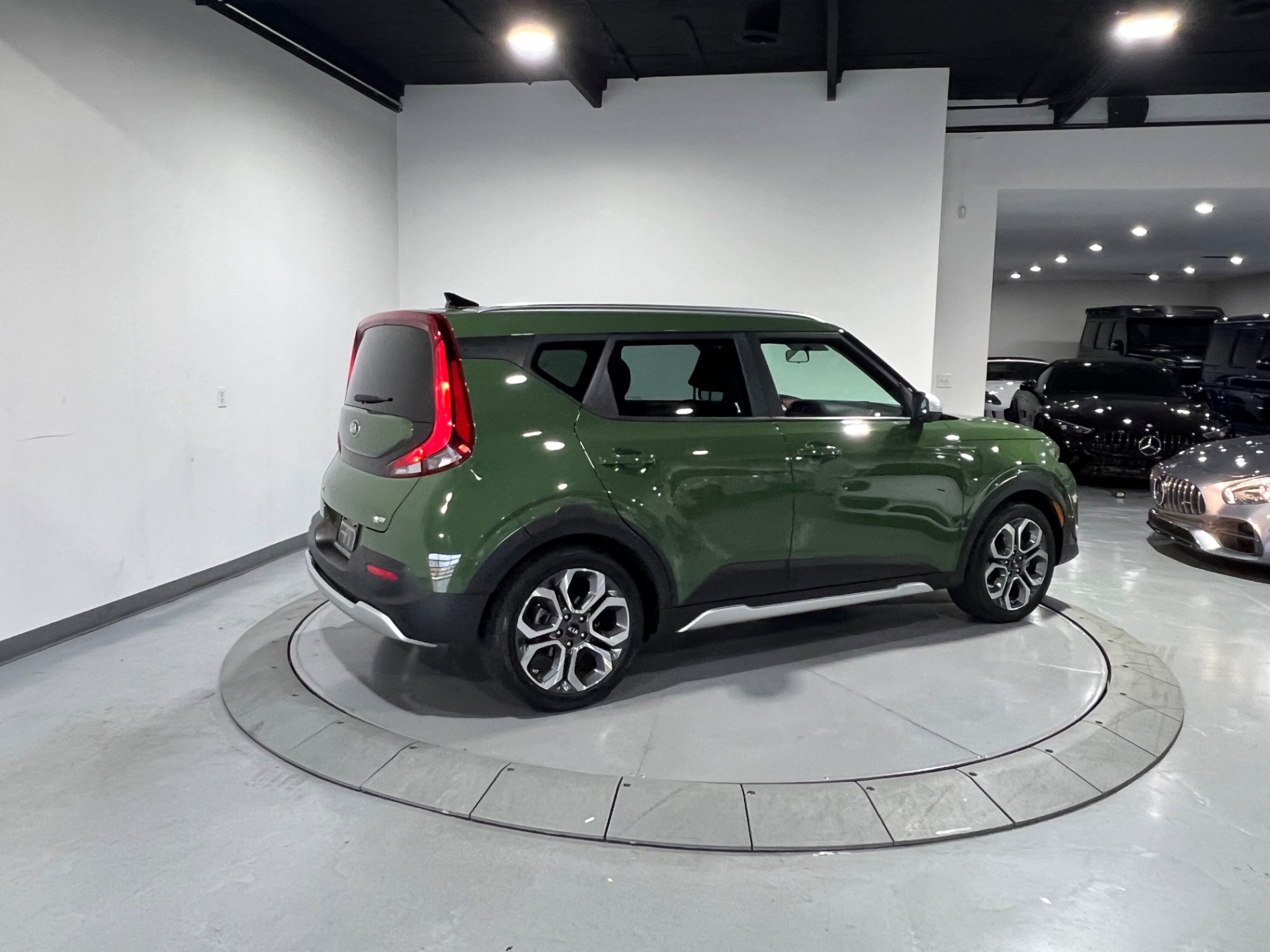 Dark Green Kia Soul