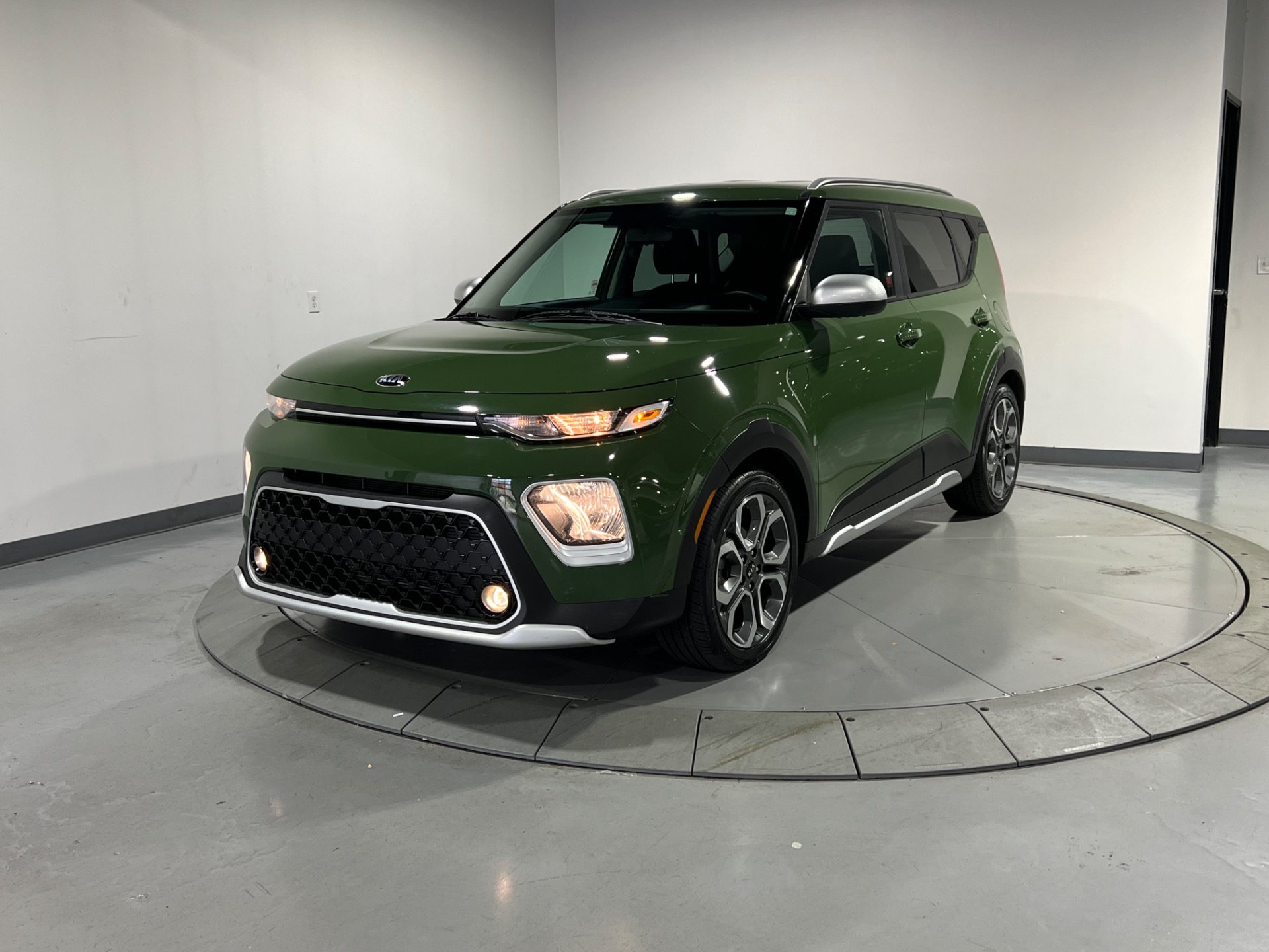 Dark Green Kia Soul