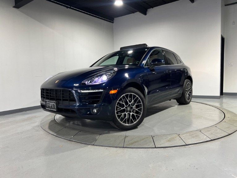 Used 2018 Night Blue Metallic Porsche Macan S AWD * Salvage Title ...