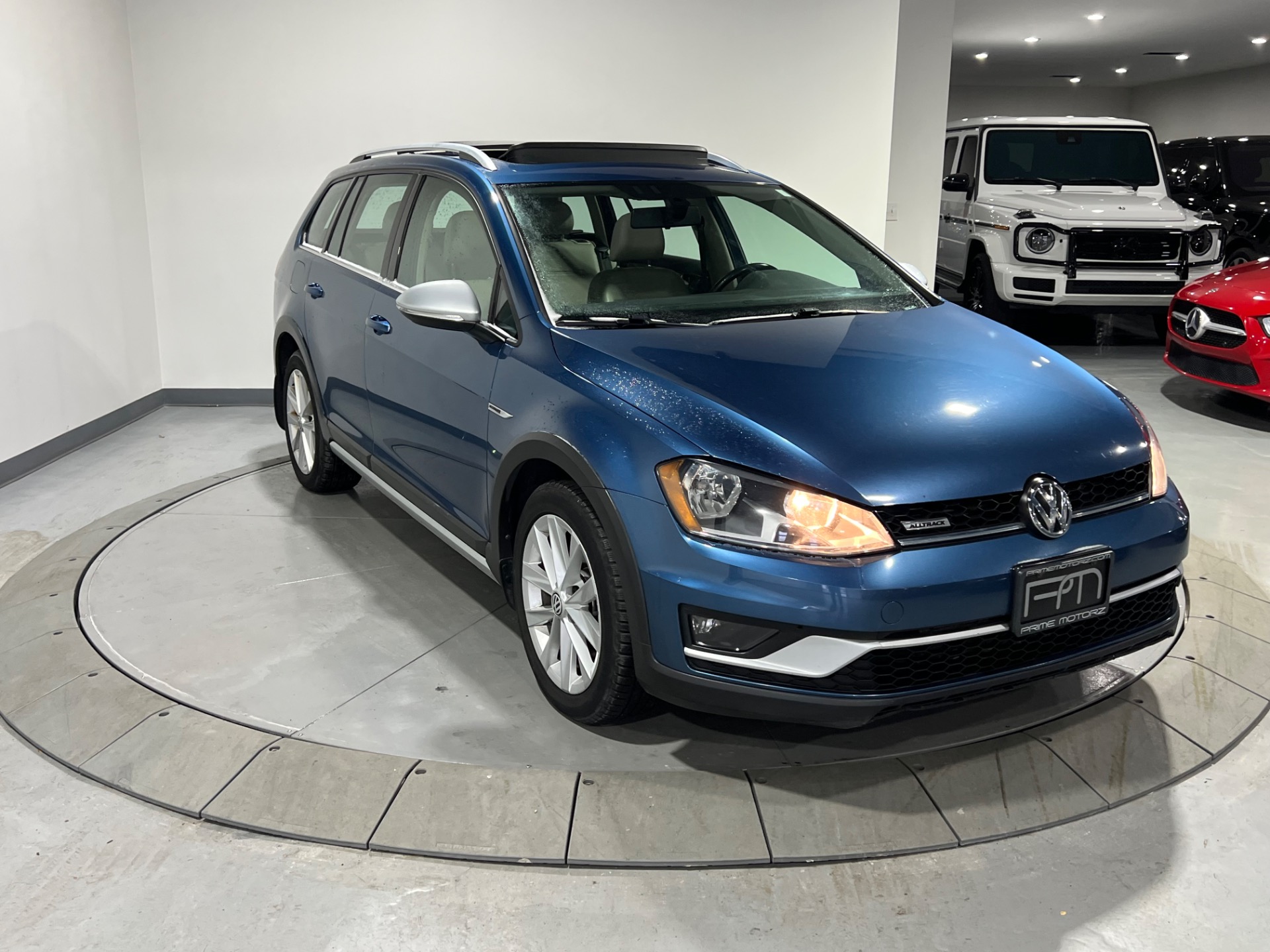 Used 2017 Silk Blue Metallic Volkswagen Golf Alltrack TSI SE 4motion ...